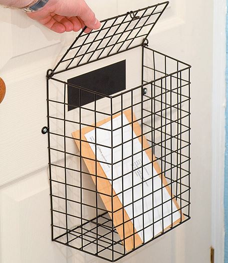 Letterbox Cage with Fixings Post Letter Mail Catcher Door Guard Basket ...