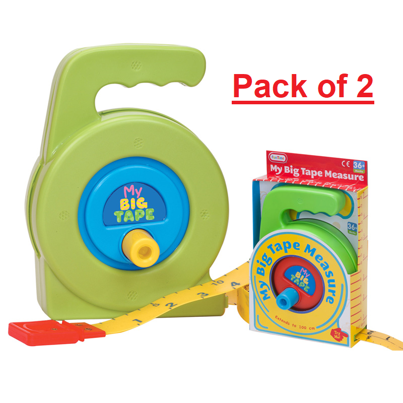 Kids Tape Measure Robust Educational Teaching Toy Role Play Pretend Dad ...