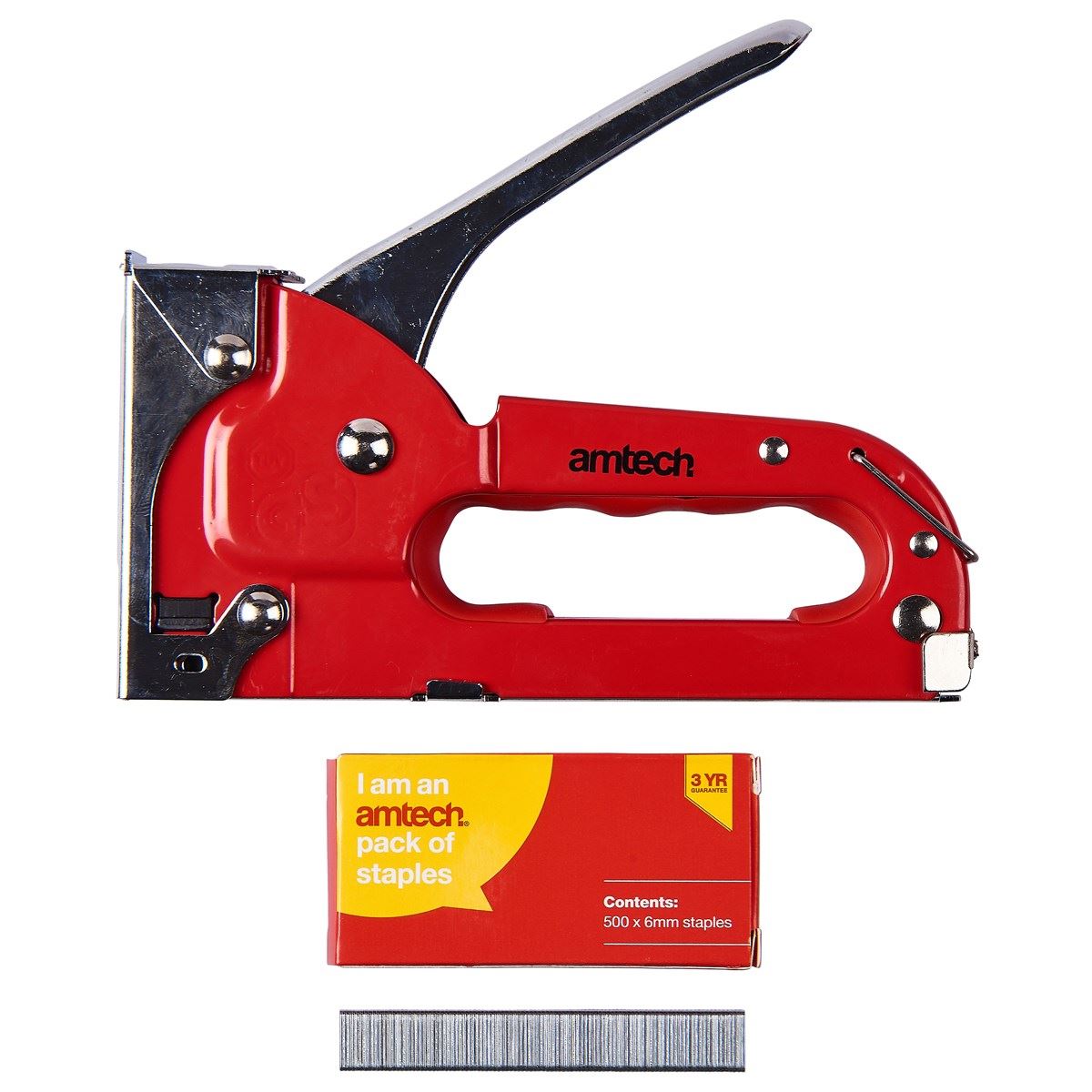 Work Office Staple Gun With 500 Staples DIY Easy To Use Staple Gun Work Office Staple Gun With 500 Staples DIY Easy To Use Staple Gun