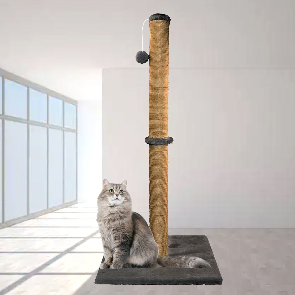 Cat Scratch Scratching Post Pet Scratcher Pole Kitten Activity Tower ...