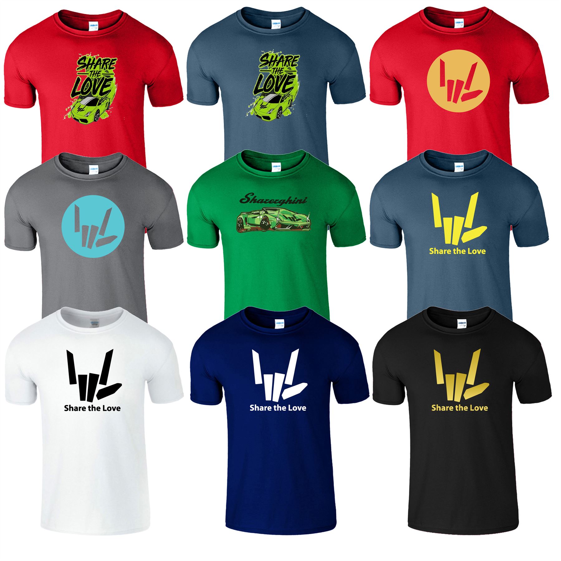 Share The Love Kids T-Shirt Youtuber Stephen Sharer Boys Girls Birthday ...