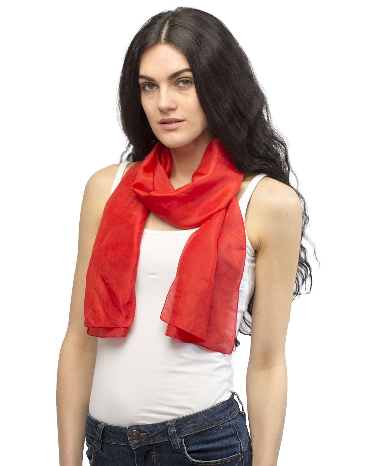 100% Genuine Silk Plain Neck Scarf Wrap Prom Bridesmaids Evening ...