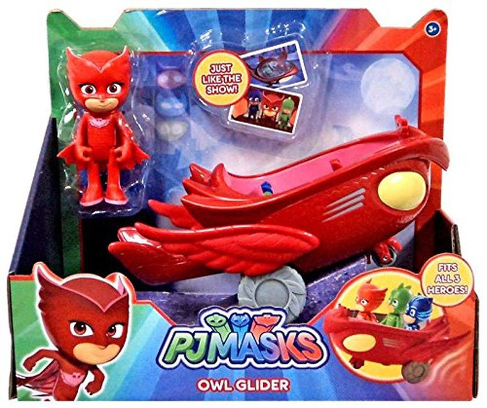 PJ Masks Vehicle & Figure Playset Cat Car, Gekko-Mobile, Owl Glider | eBay