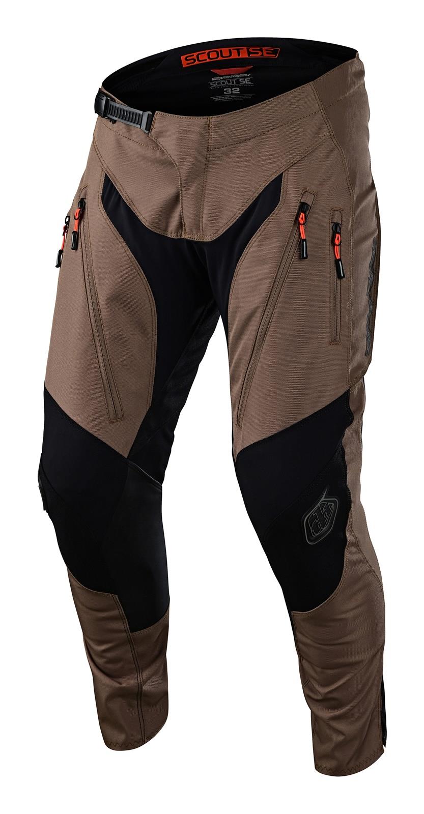 Pantaloni Troy Lee Designs Adult Scout SE ghiaia/neri fuoristrada enduro
