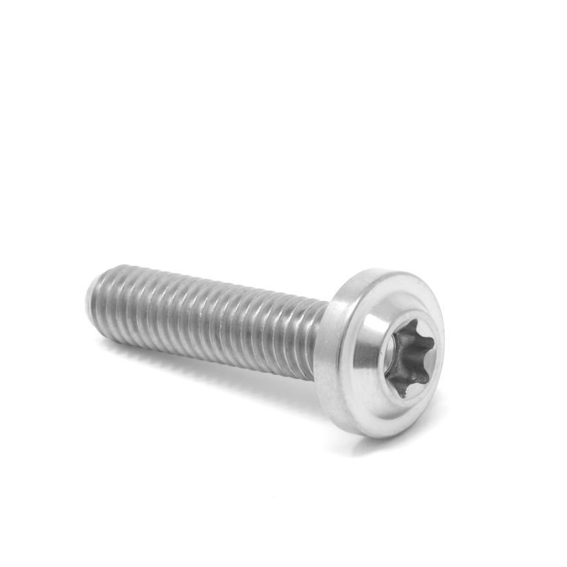 M6 X 15 20 25 30 35 40 45 X 1 0 Titanium Low Profile Torx Washer Bolt m6-x-15-20-25-30-35-40-45-x-1-0-titanium-low-profile-torx-washer-bolt