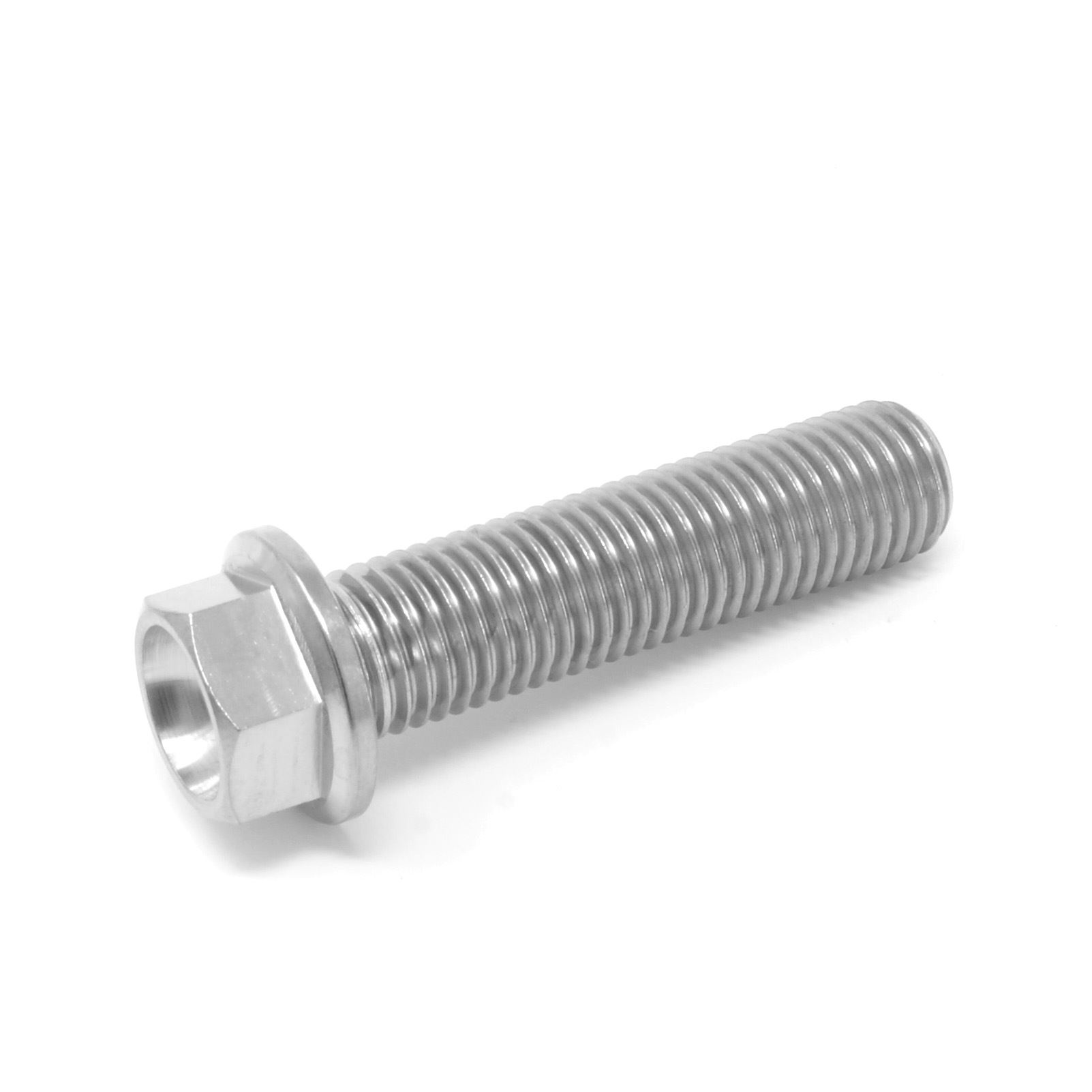 M10 Full Thread Titanium Hex Head Flange Bolt Screw 20 25 30 35 40 45 x 1.25 Ti | eBay UK