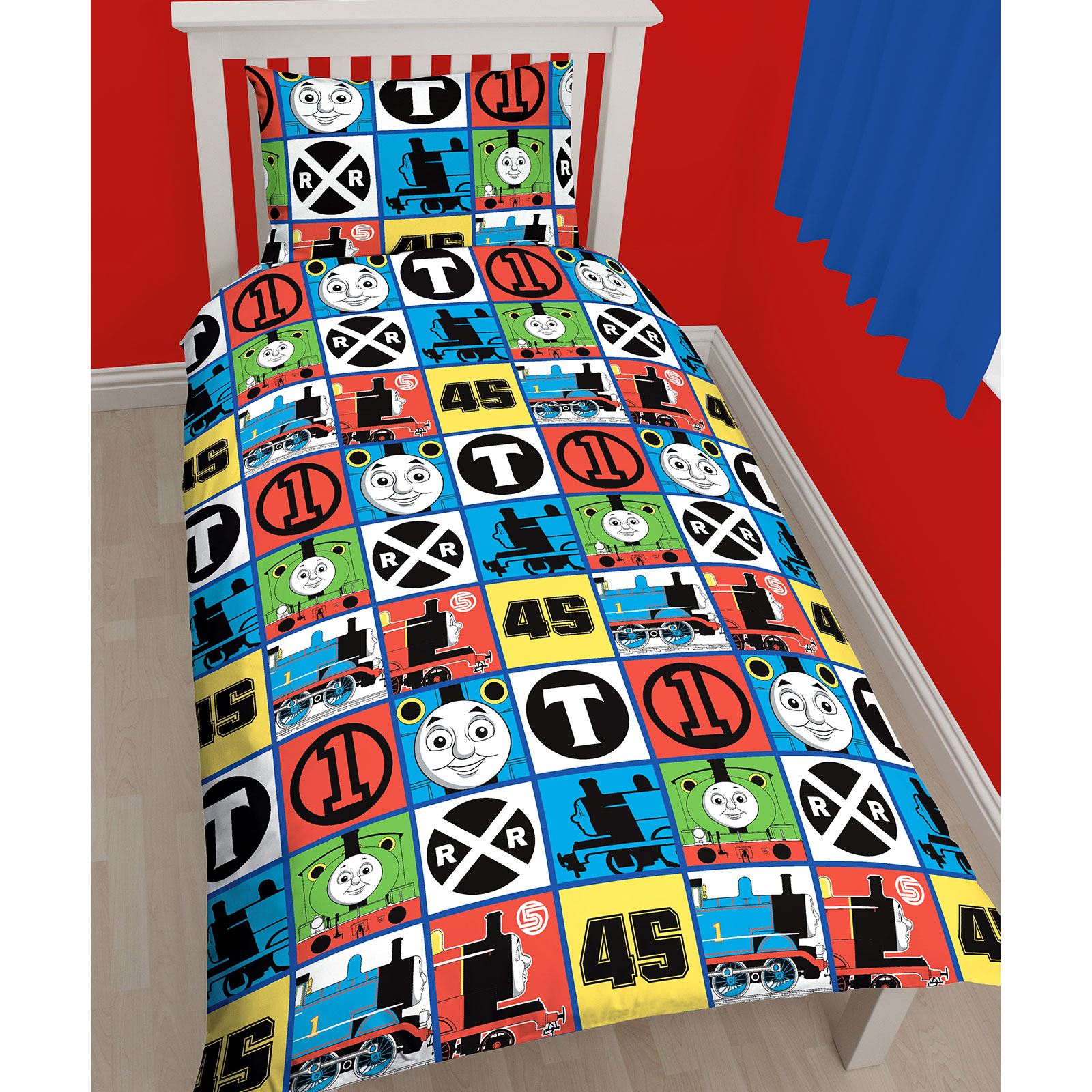 THOMAS & FRIENDS TANK ENGINE BEDDING – SINGLE, DOUBLE, TODDLER DUVET ...