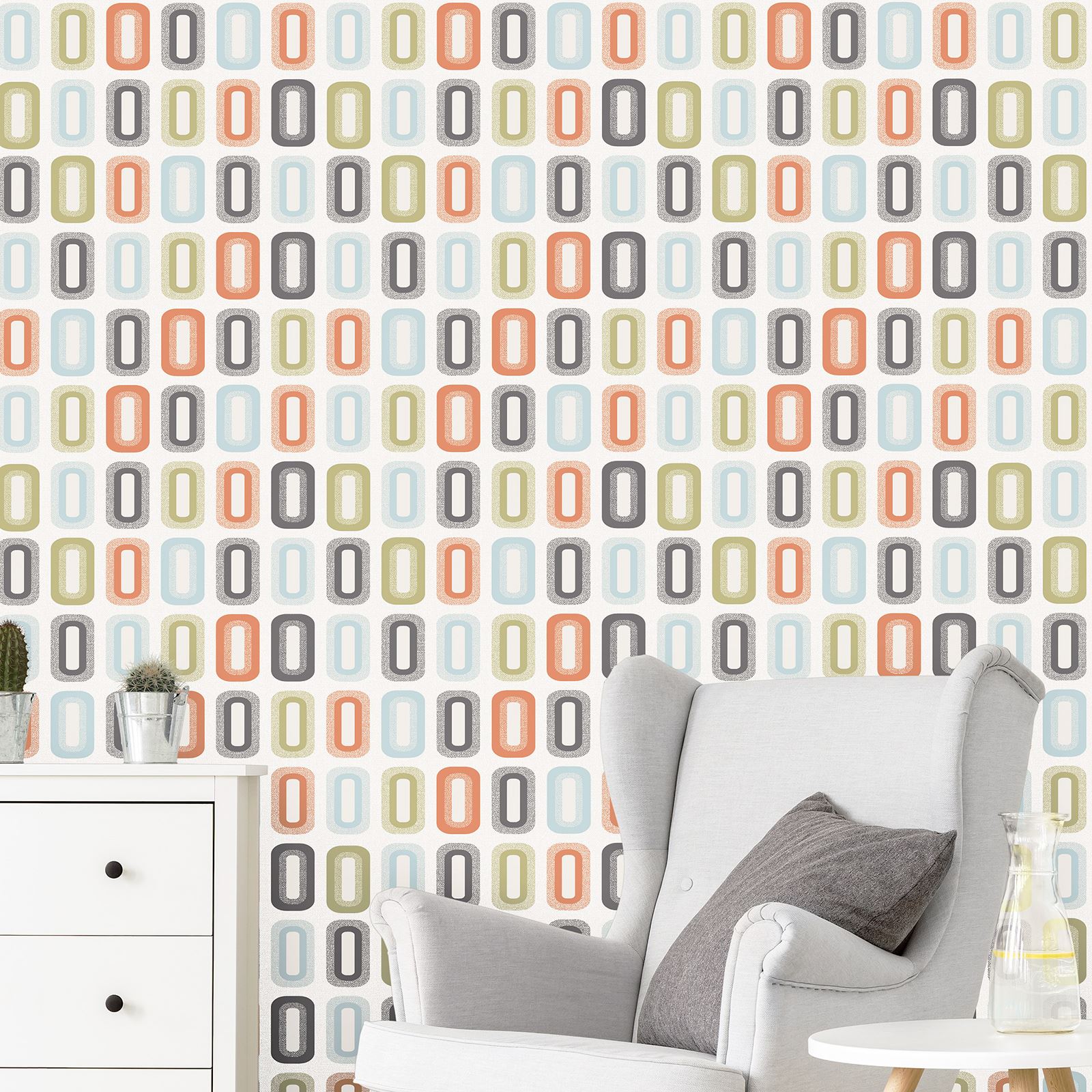 WALLPAPER GEOMETRIC DESIGNS - METALLIC GLITTER MARBLE RETRO MODERN | eBay