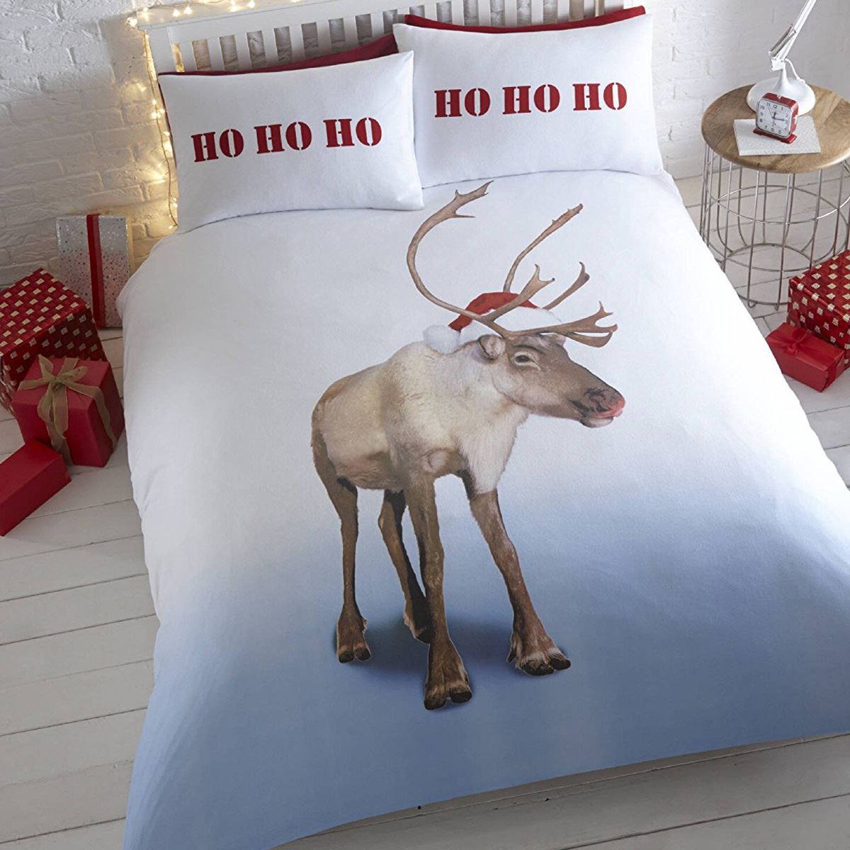 CHRISTMAS DUVET COVER SETS 100% BRUSHED COTTON FLANNELETTE - KIDS ADULTS | eBay