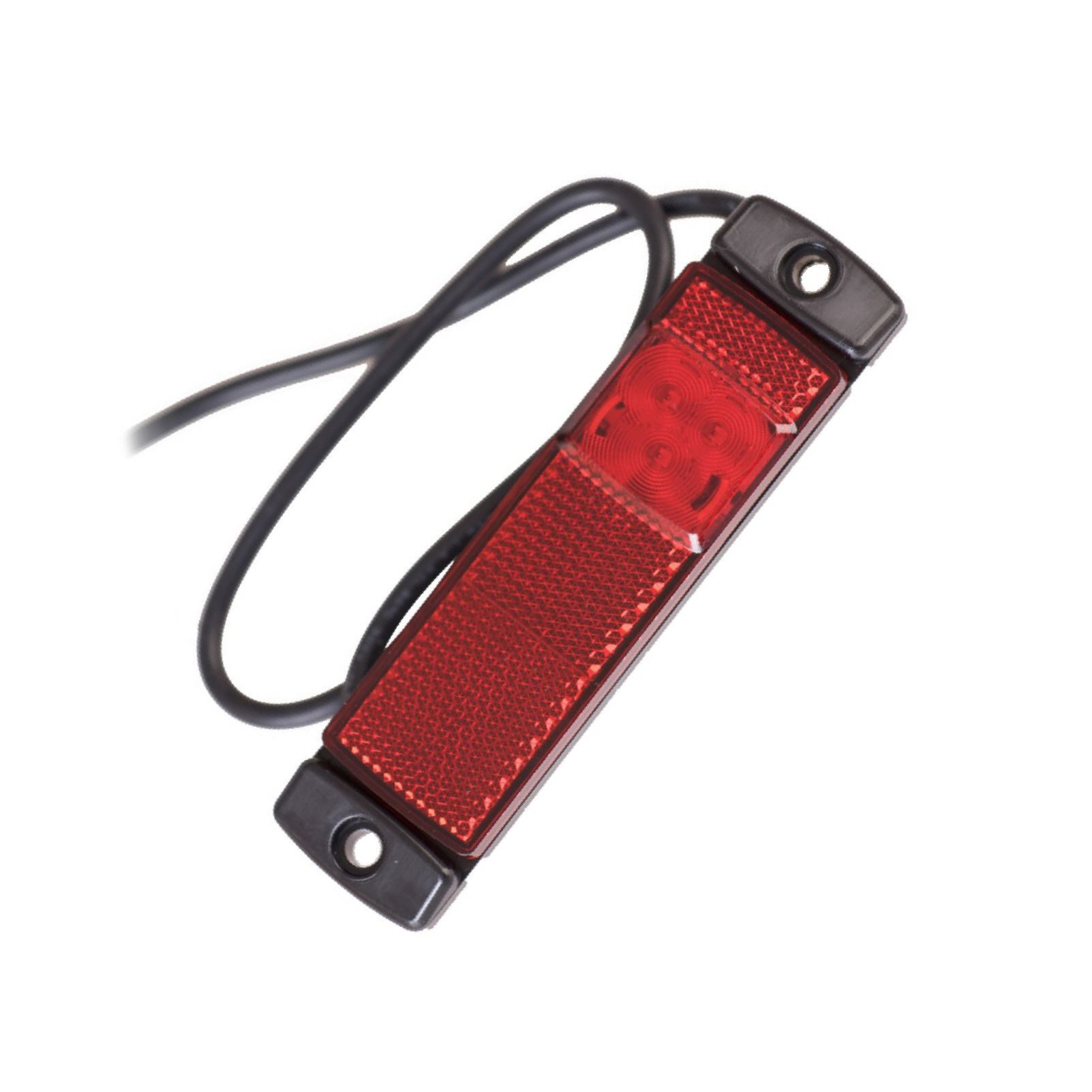 Amber, Red & Clear Marker Lights and Reflector 12/24v for HGV Trucks ...
