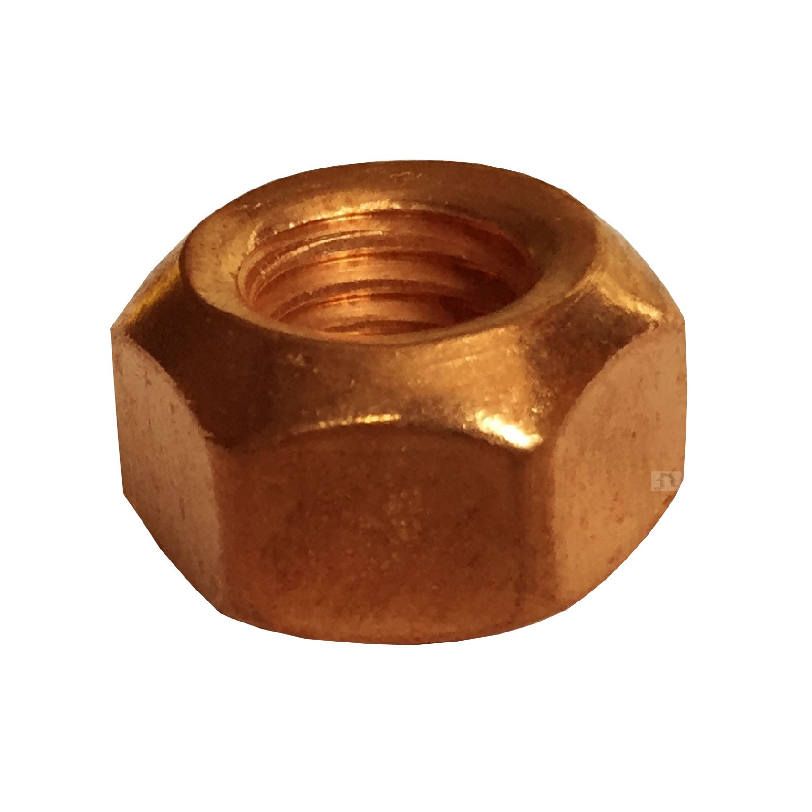 Copper Flashed Exhaust Manifold Nuts M8 x 1.25, M10 x 1.5 Pitch High ...