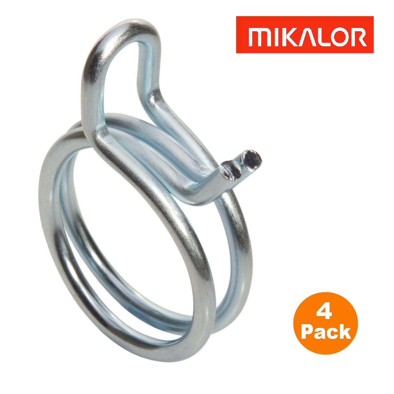 Mikalor Double Wire Spring Clips / Silicone Hose Pipe Air Fuel Band ...