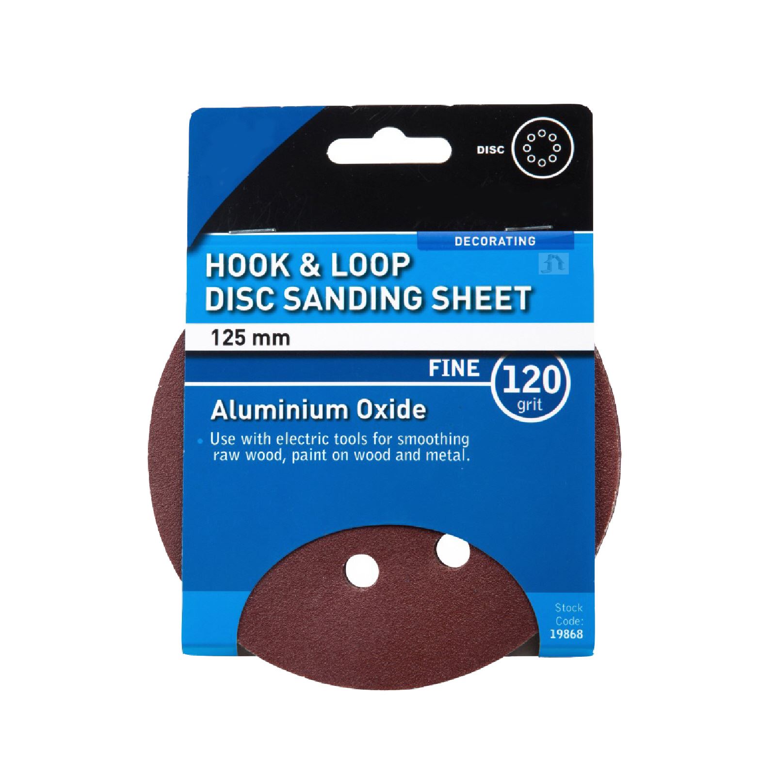 Hook and Loop 125mm Sanding Discs, Random Orbital Circular Sandpaper ...