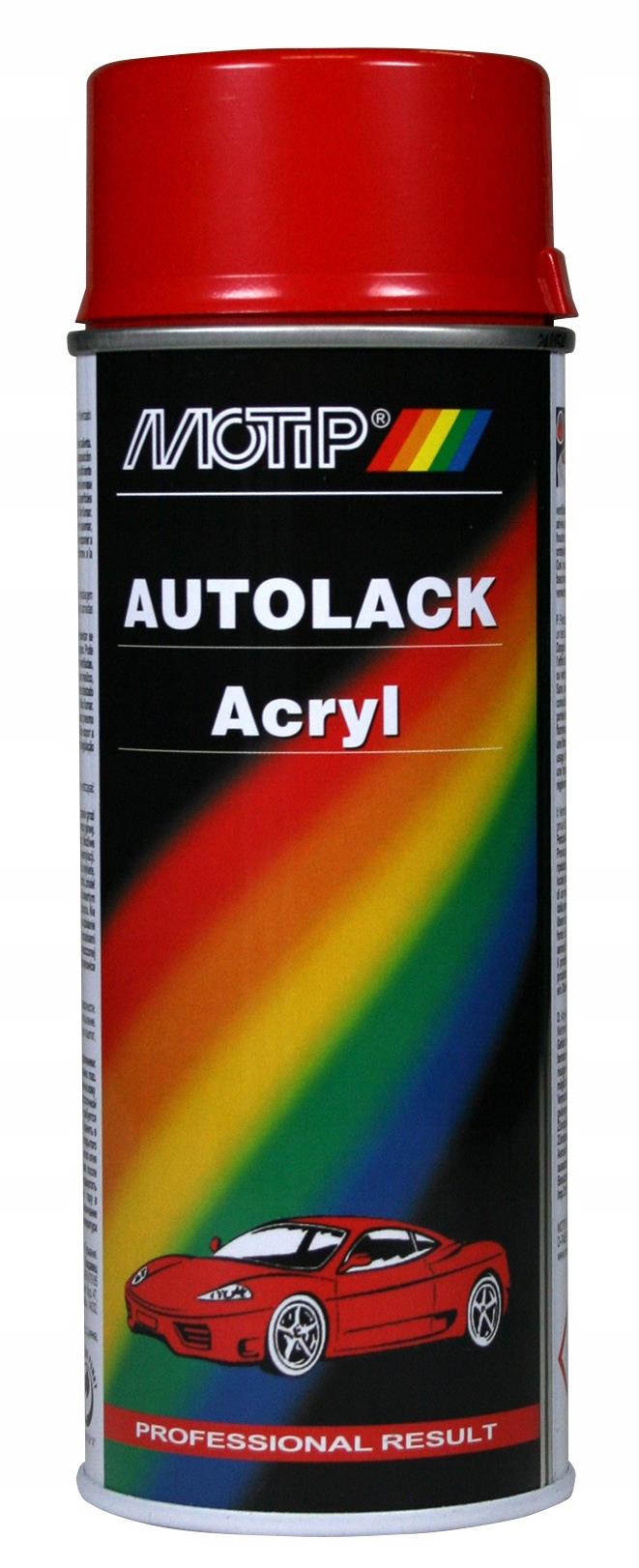 Motip For VW VOLKSWAGEN FLASH RED LP3G Paint Spray Aerosol 400ml ...