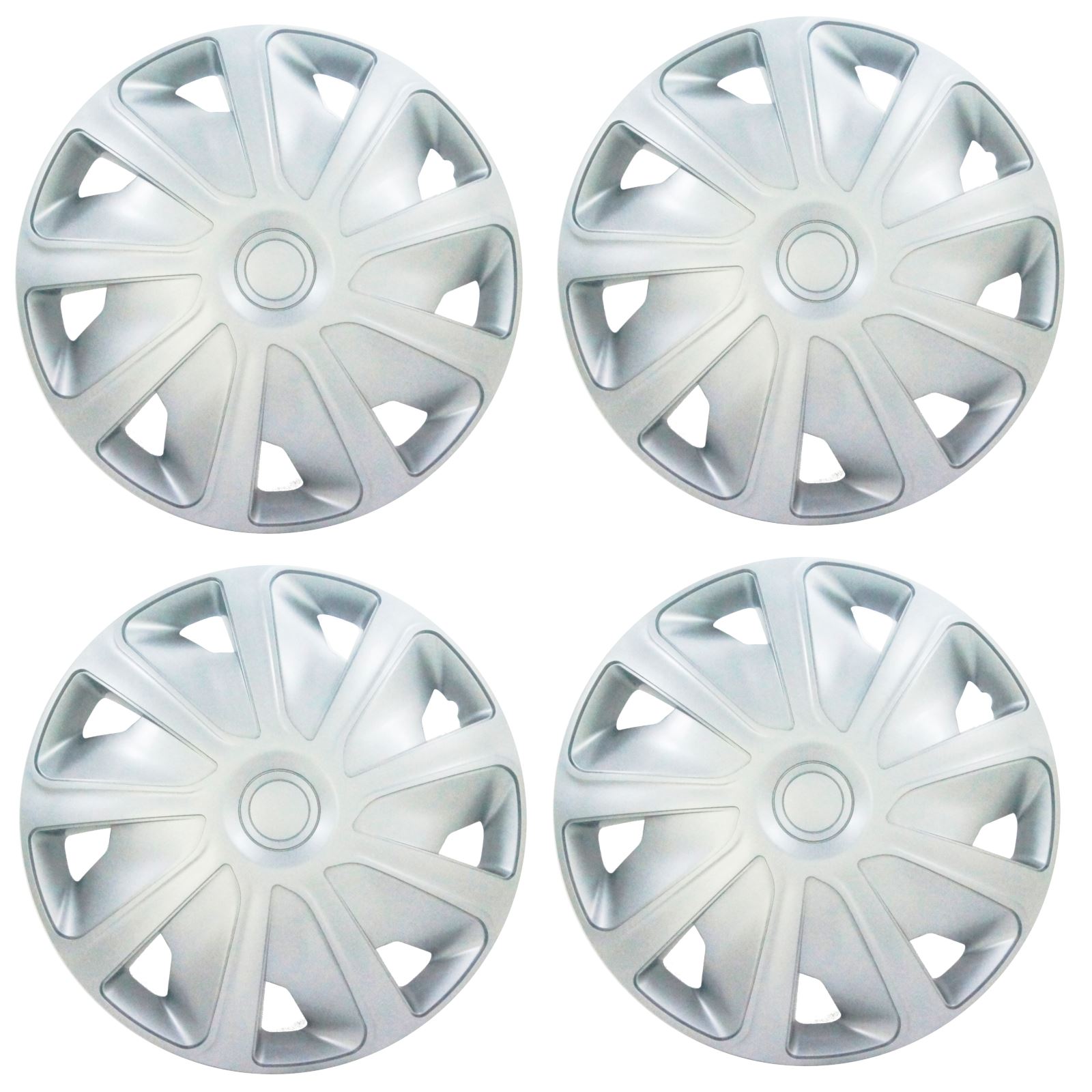 4x Silver 15" Inch Deep Dish Van Wheel Trims Hub Caps For Citroen Relay ...