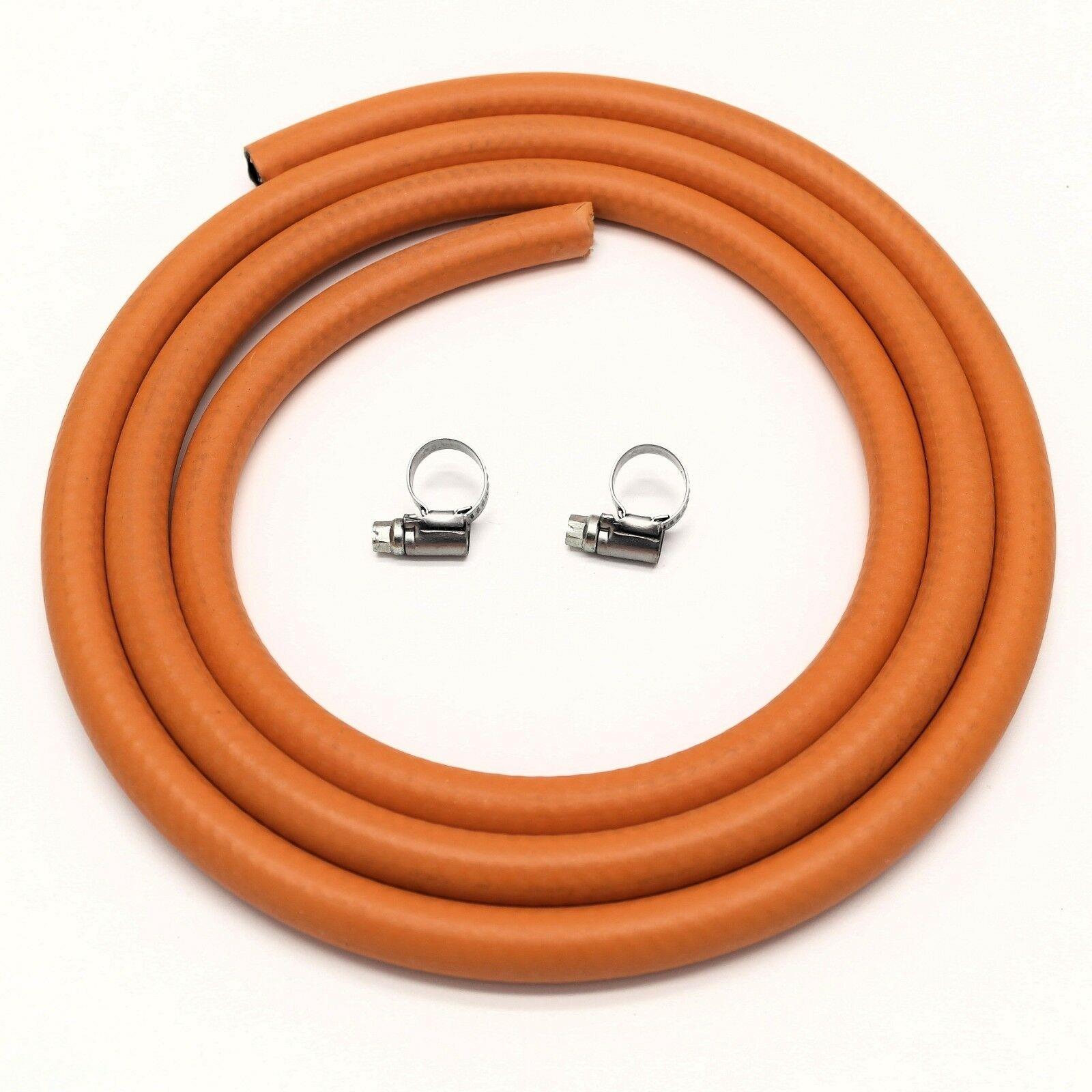 Complete BBQ Cooker Kit Butane 21mm Clip On Regulator Gas Hose Clips ...