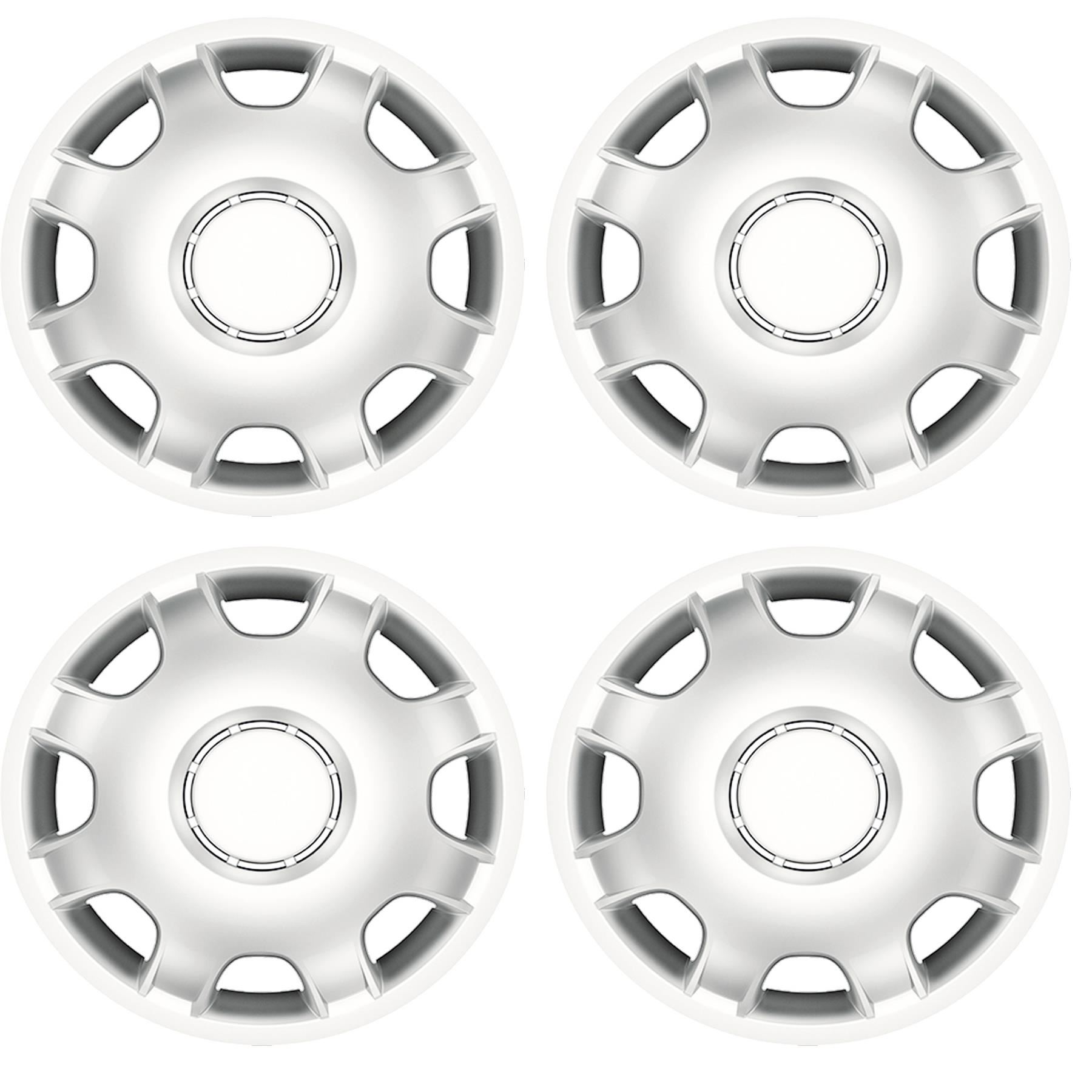 4x Silver 16" Inch Deep Dish Van Wheel Trims Hub Caps For Vauxhall ...