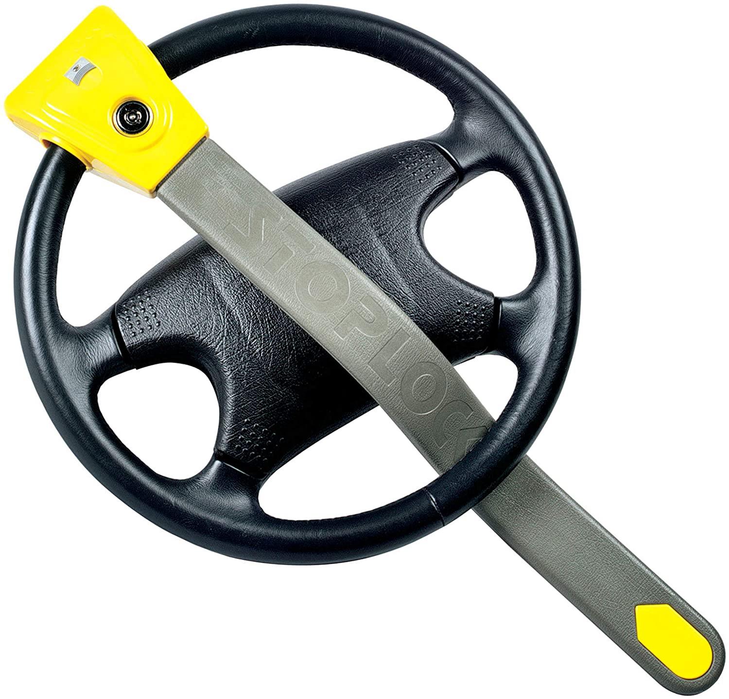 StopLock Original High Security with LED Car Van Anti Theft Steering ...