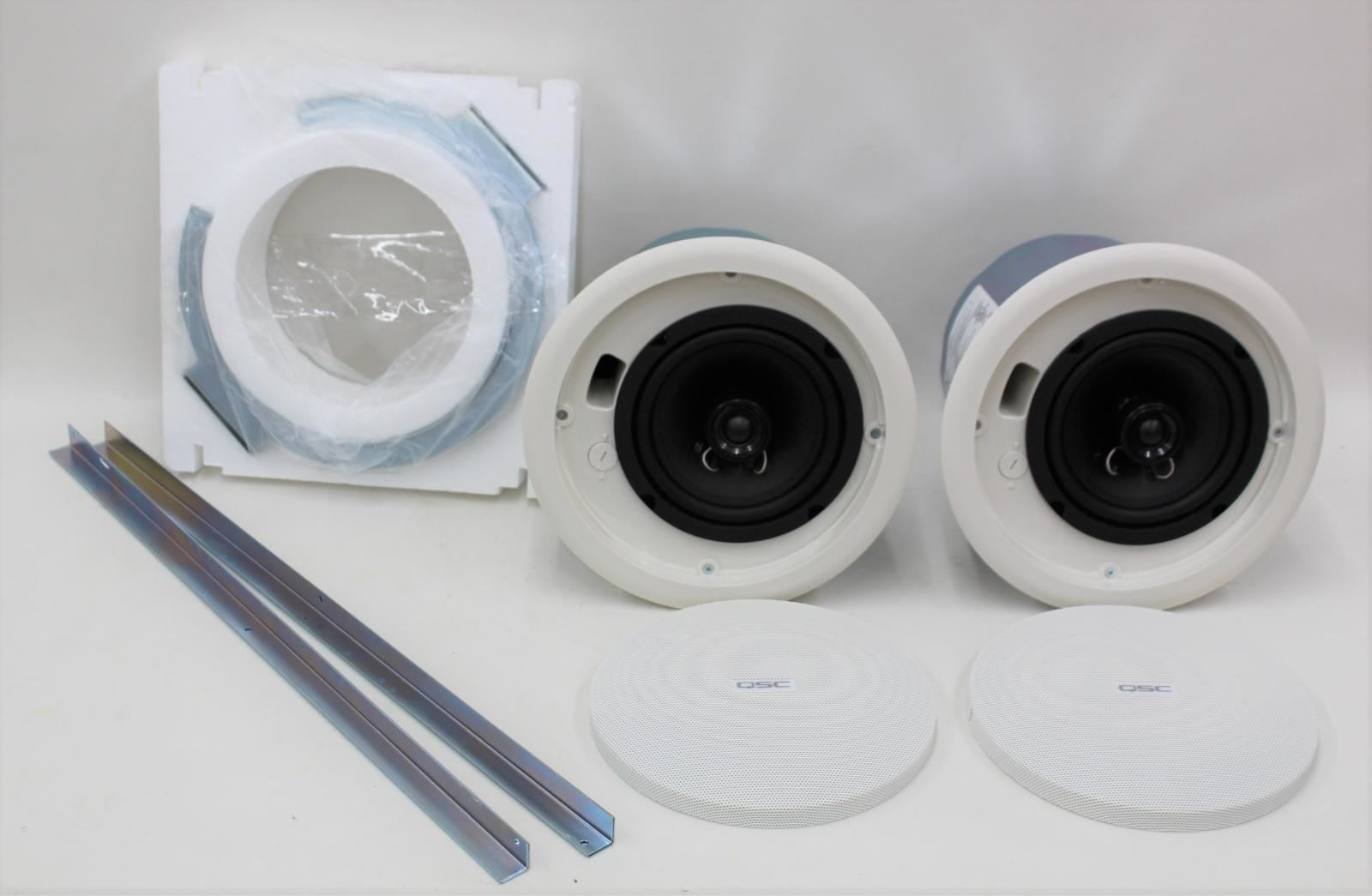 ACOUSTIC COVERAGE AC-C6T 2x 6 Inch Two-Way Ceiling Mount Loudspeakers ...