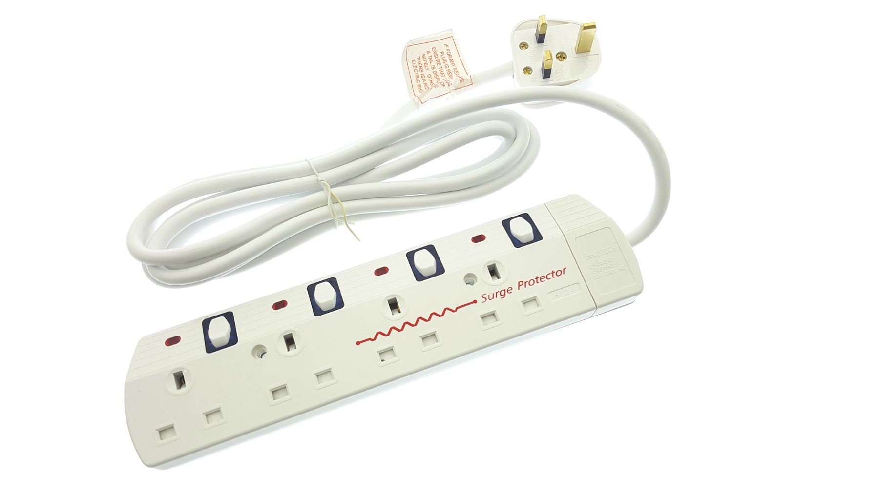 Multi Plug Extension Lead UK Mains Wall Socket Adaptors USB 2 3 4 5 ...