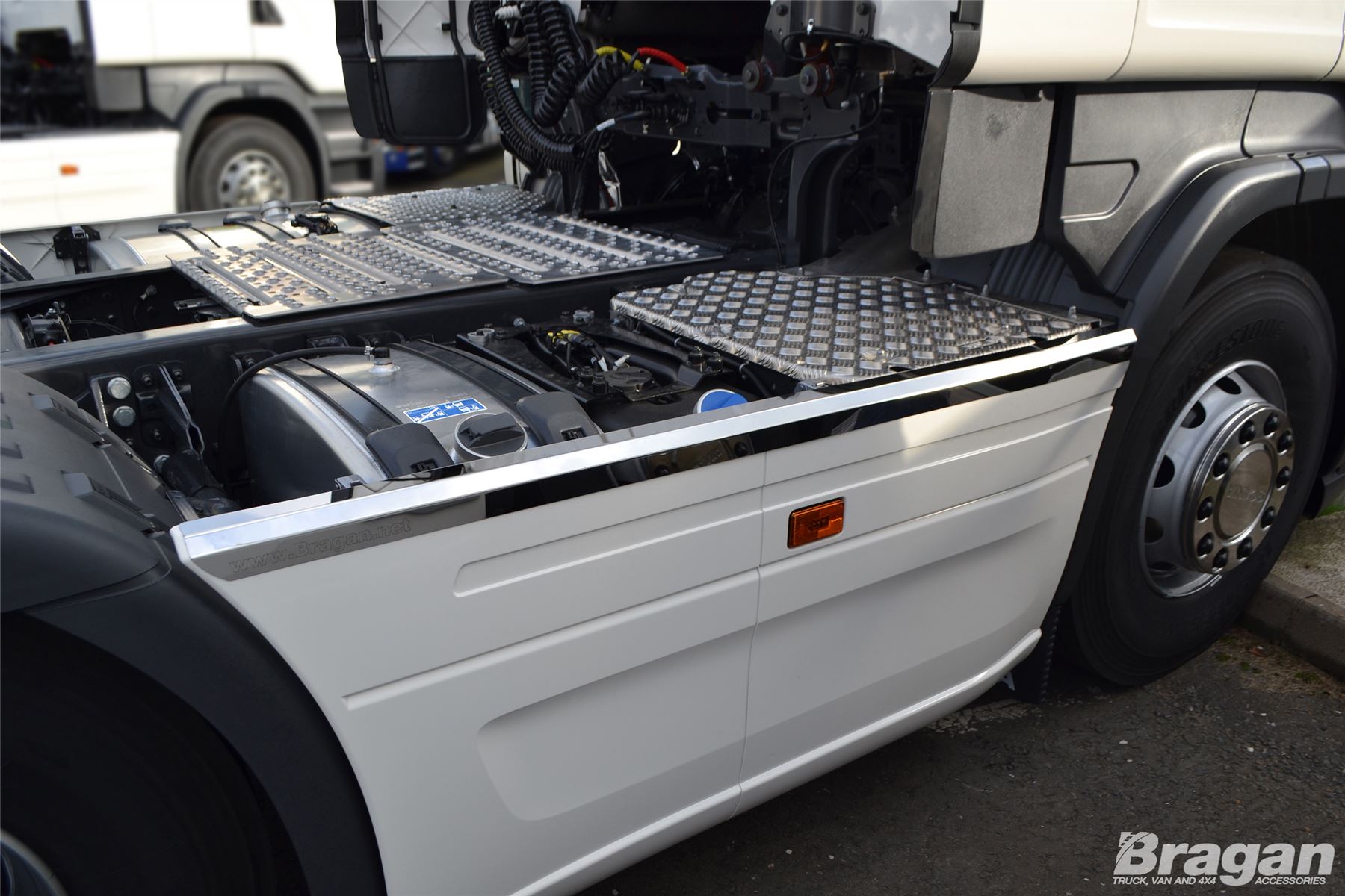 To Fit Scania P G R 6 Series 09+ 6x2 Stainless Steel Truck Side Skirt ...