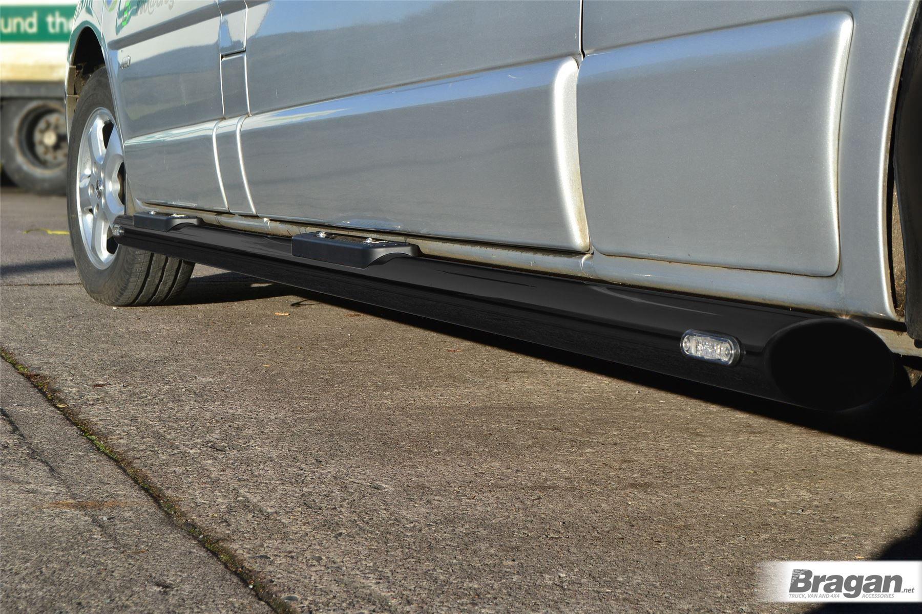 To Fit 2007 - 2014 Ford Transit MK7 SWB Steel Side Bar Tubes + Step ...