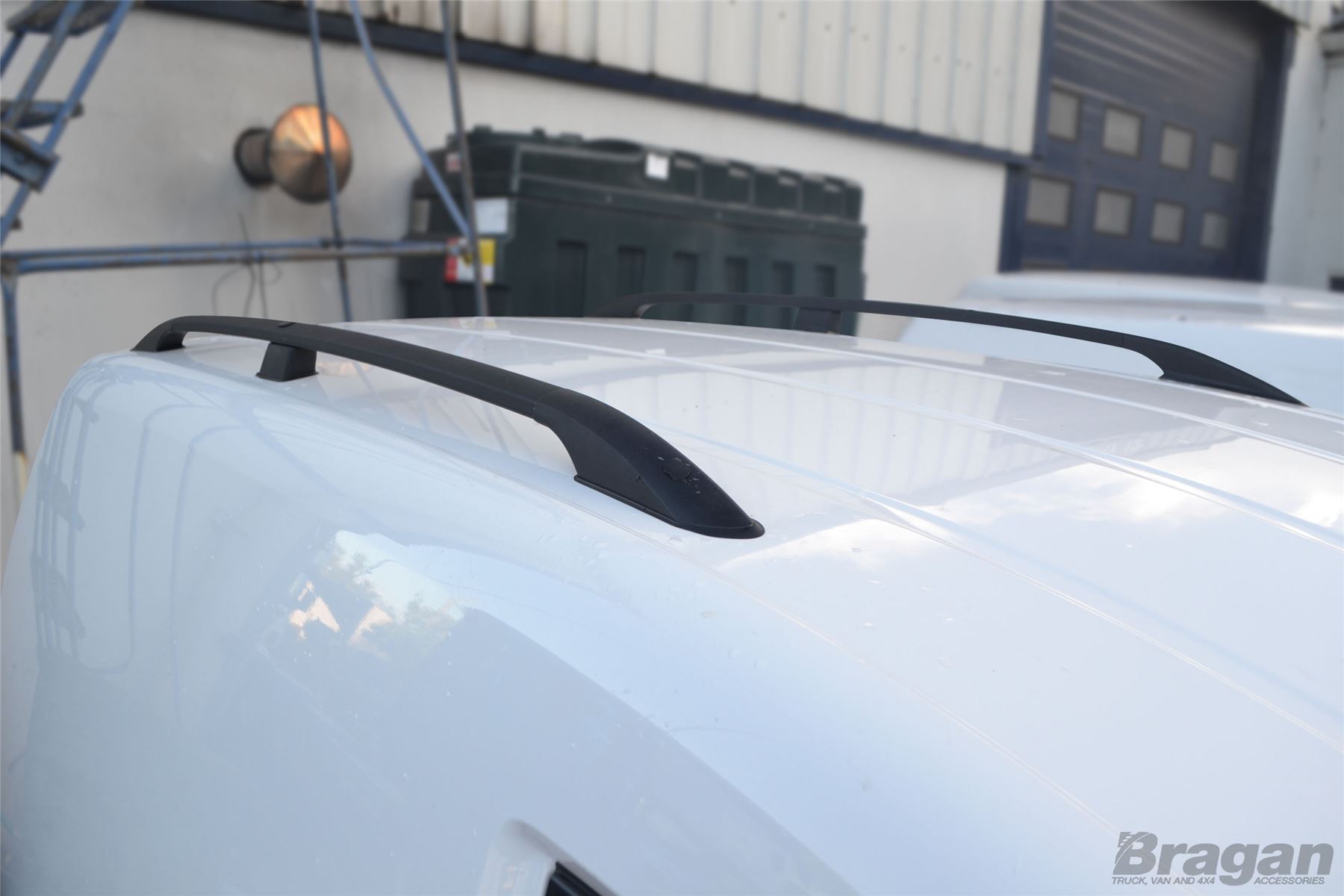 To Fit 02 - 14 Ford Transit Tourneo Connect LWB Black Aluminium Roof ...