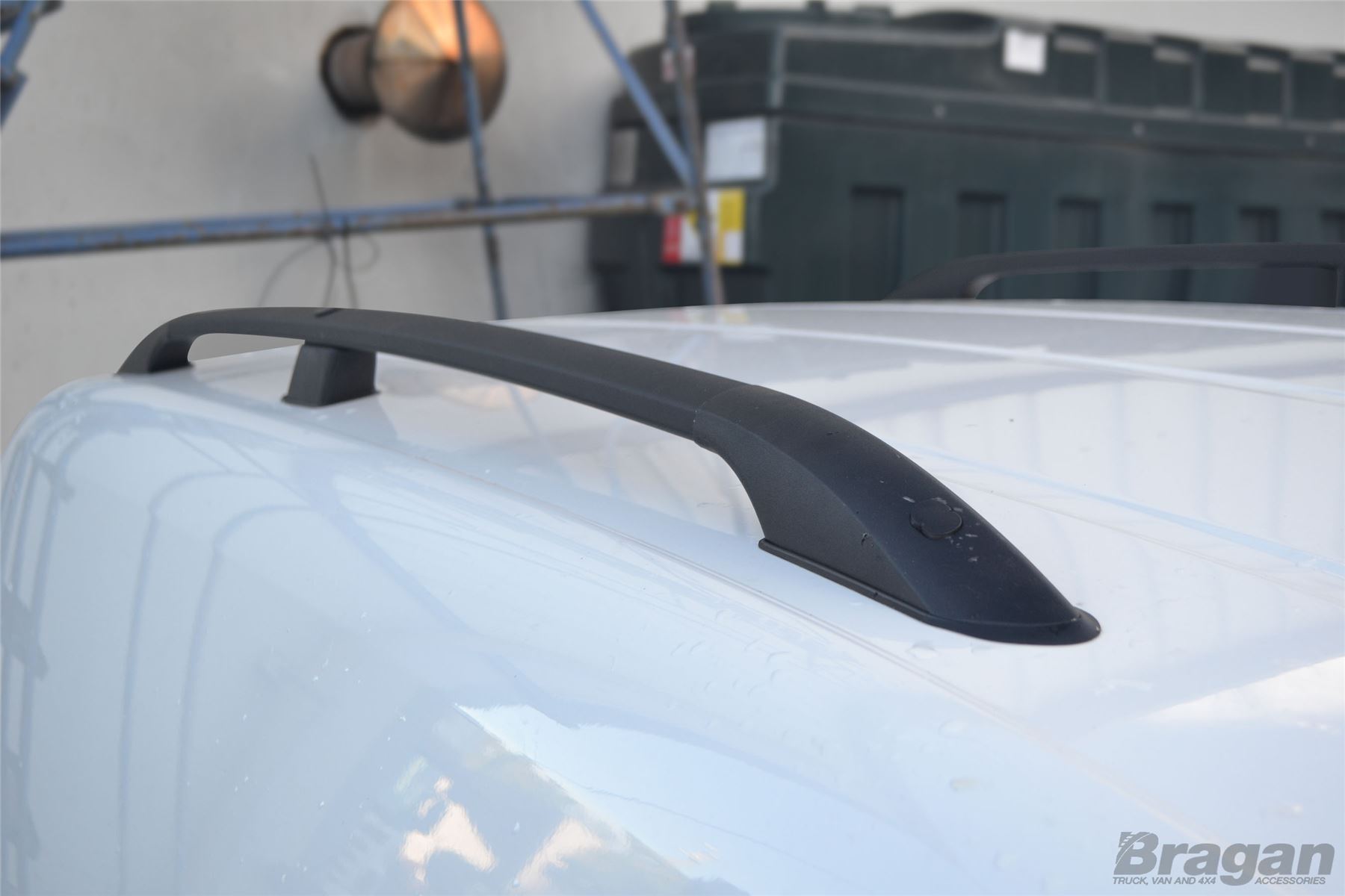 To Fit 02 - 14 Ford Transit Tourneo Connect LWB Black Aluminium Roof ...