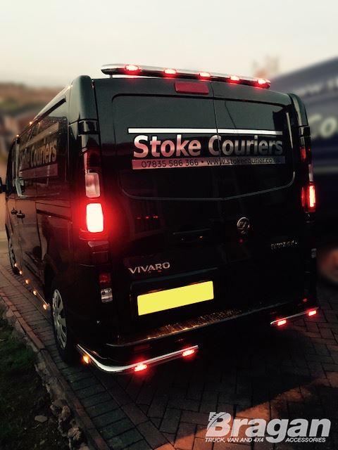 To Fit 2013 - 2018 Ford Transit Tourneo Custom Rear Roof Light Bar ...