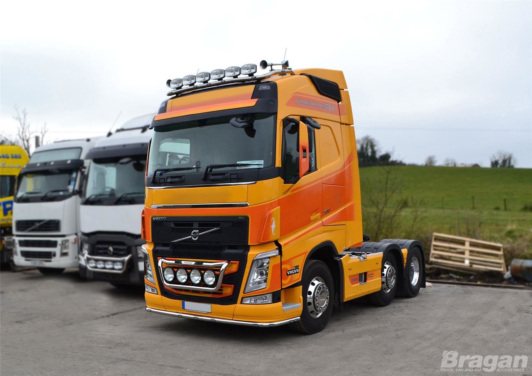 To Fit Volvo FM4 13+ Truck Low Light Bar Spoiler Under Bumper Lobar ...