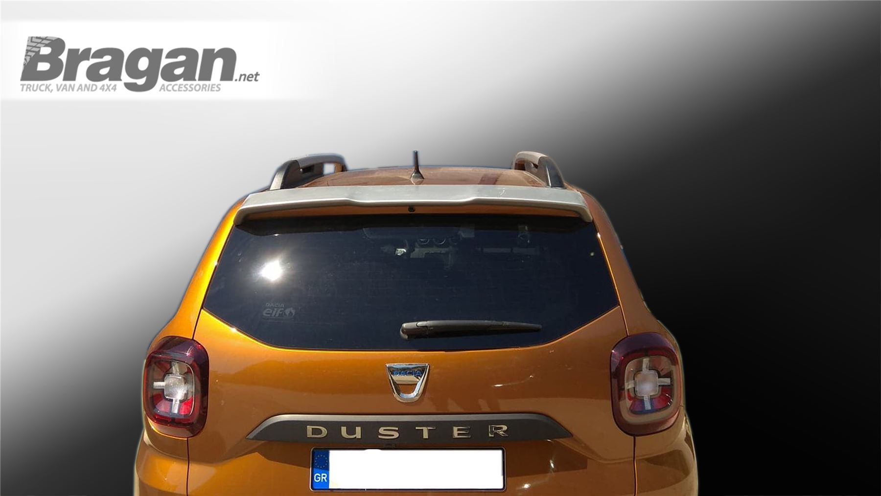To Fit 2017+ Dacia Duster Back Rear Roof Spoiler Tailgate Polyurethane ...