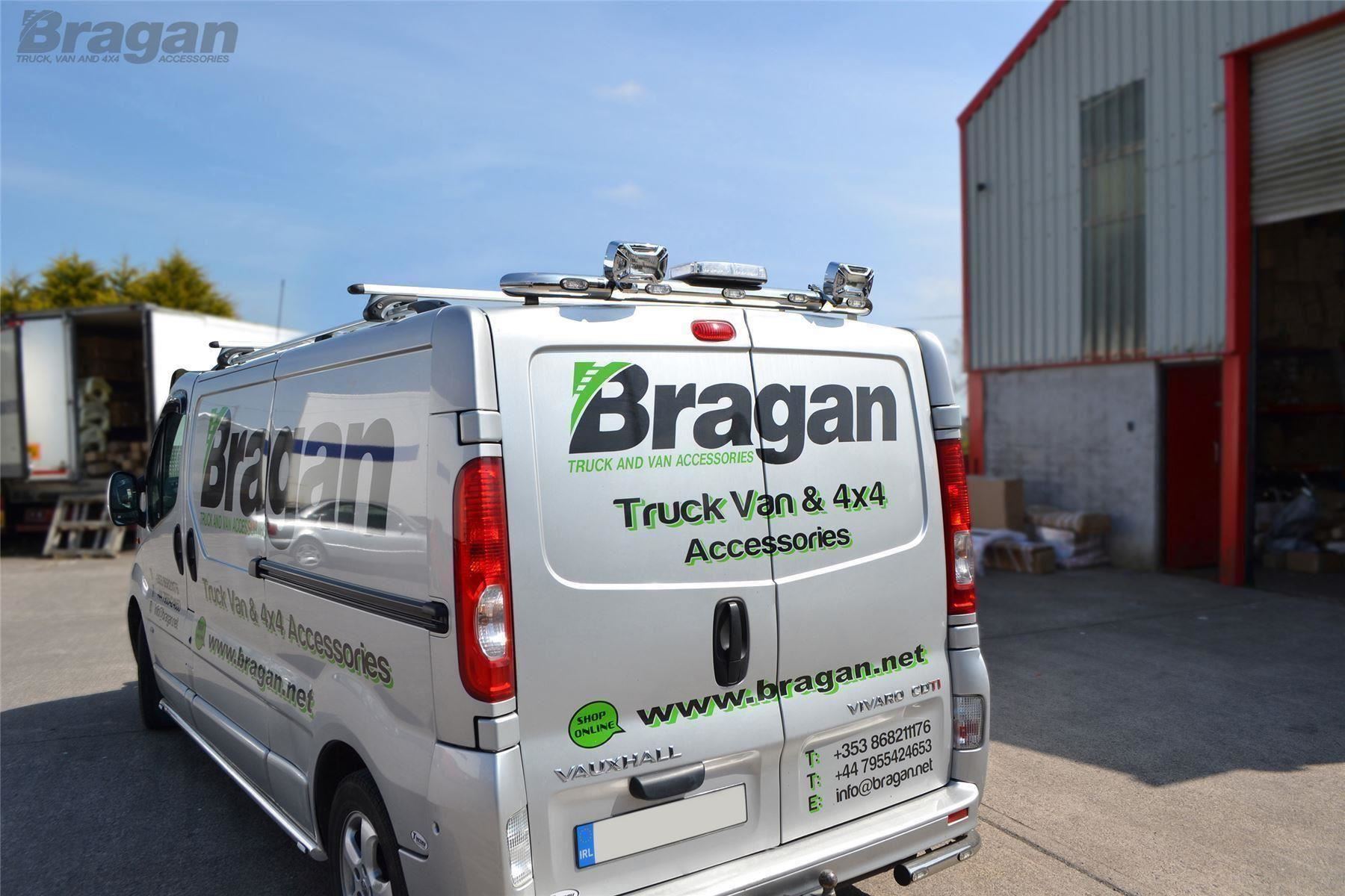 To Fit 2007 - 2014 Ford Transit MK7 Van Rear Roof Light Bar + Beacon ...