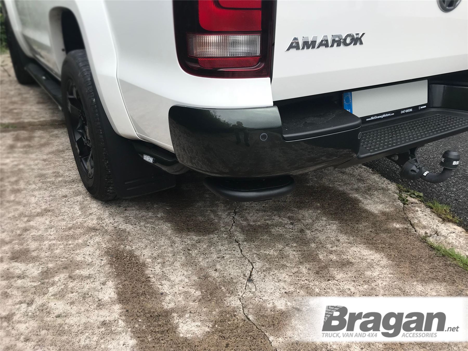 To Fit 2012 - 2016 Ford Ranger Retractable Back Rear Foot Step T-Step ...