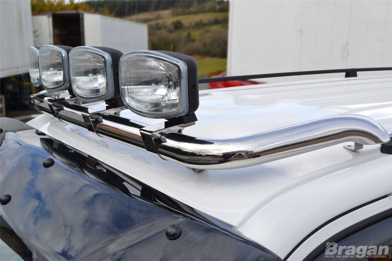 To Fit 02-14 Ford Transit Tourneo Connect Low Front Roof Light Bar ...