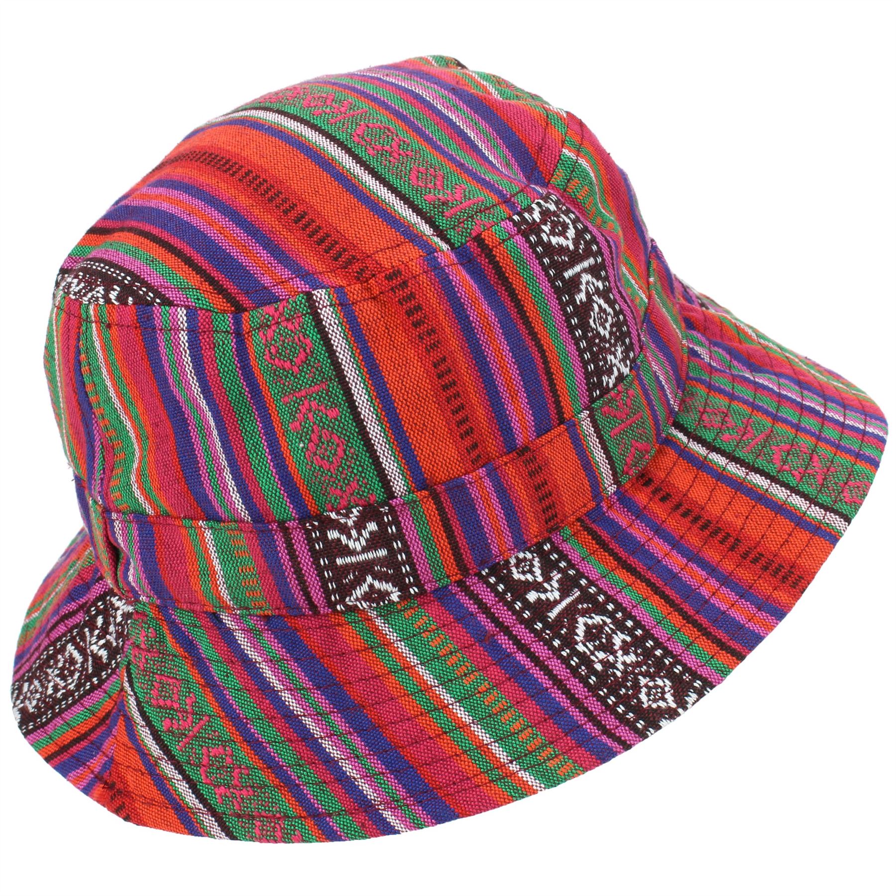 Aztec Print Bucket Hat Hawkins Unisex Summer Festival Sun Cap | eBay UK