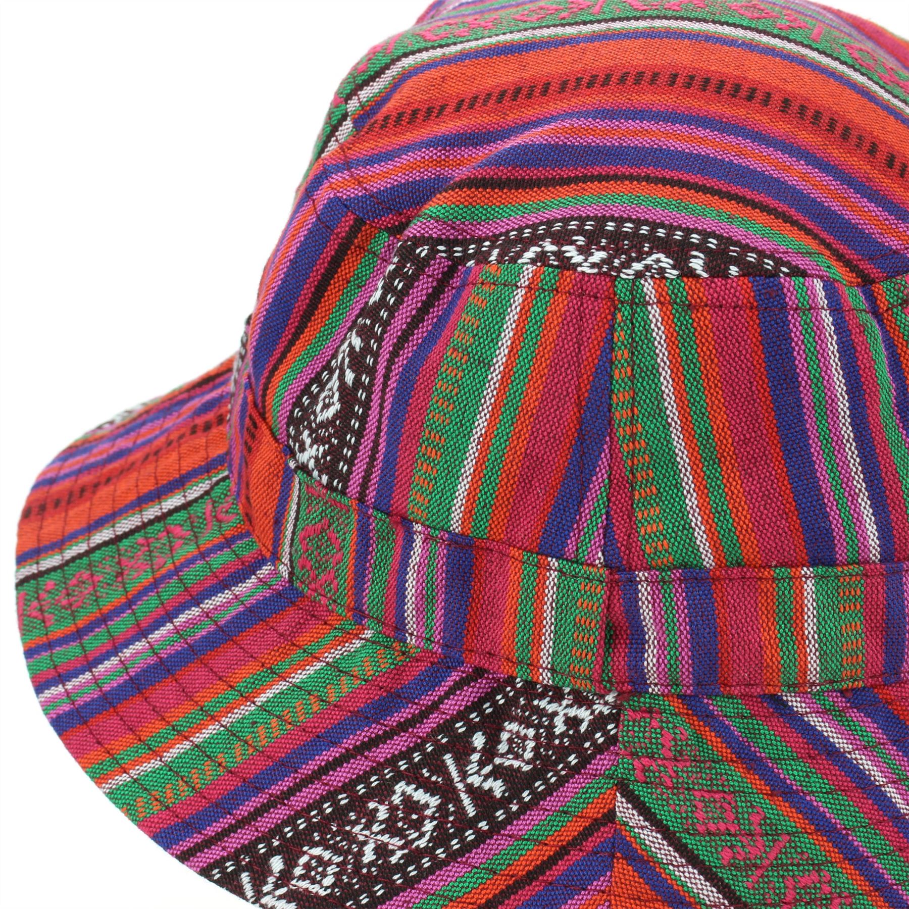 Aztec Print Bucket Hat Hawkins Unisex Summer Festival Sun Cap | eBay UK