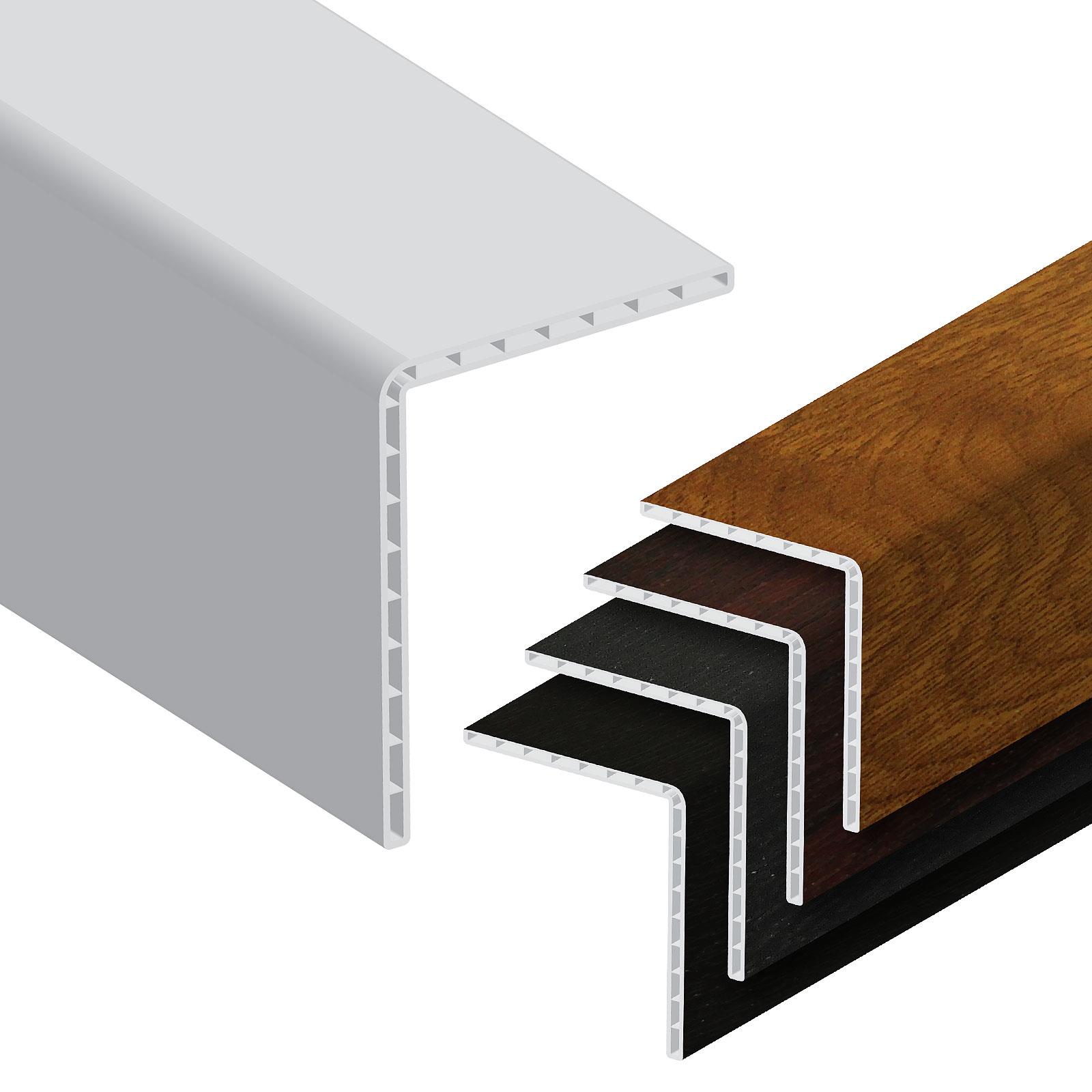 uPVC Plastic Angle Corner Trim 90 Degree Rigid PVC Joint Cover Bead 2 ...