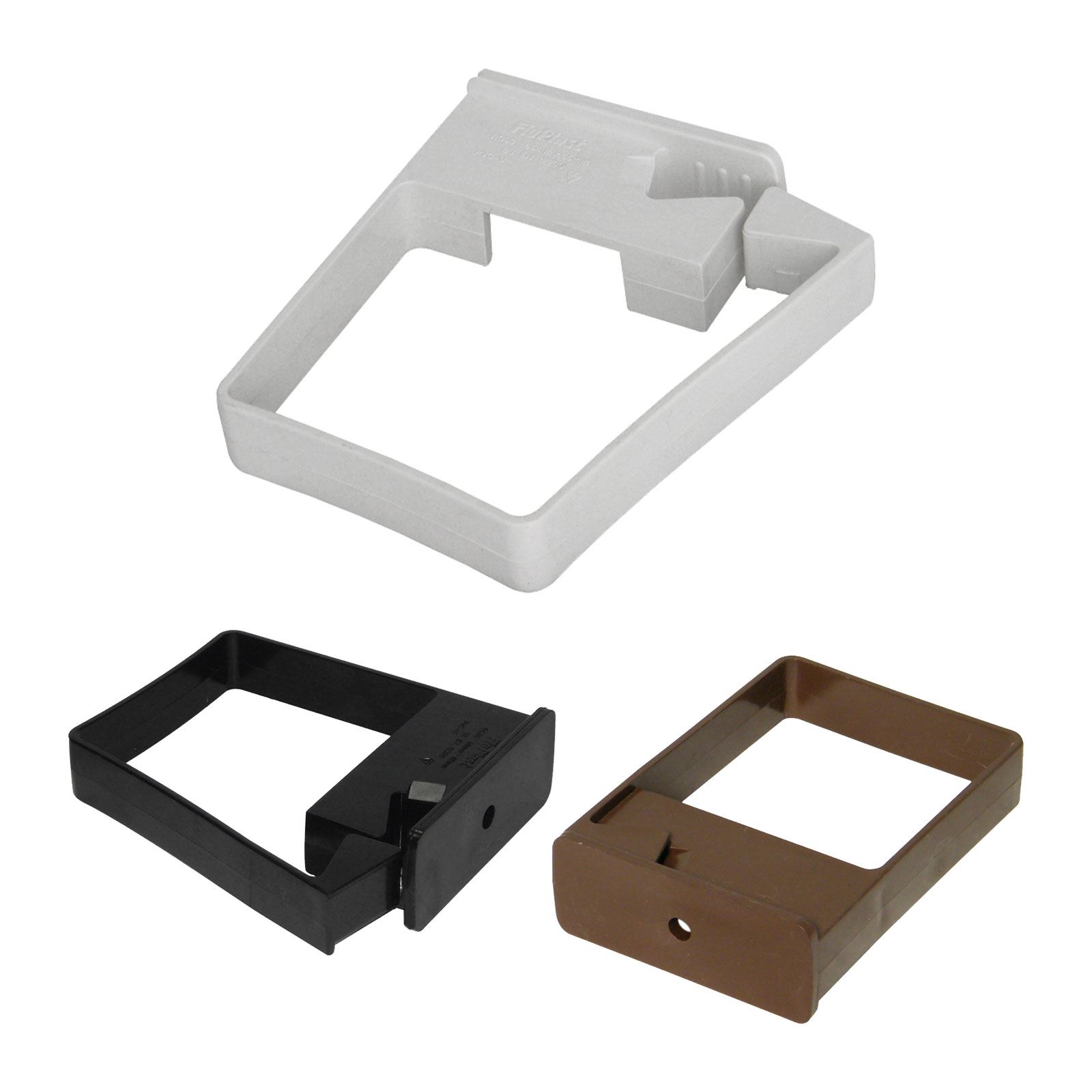 Square UPVC Downpipe Gutter 65mm FloPlast Rainwater PVC Guttering ...