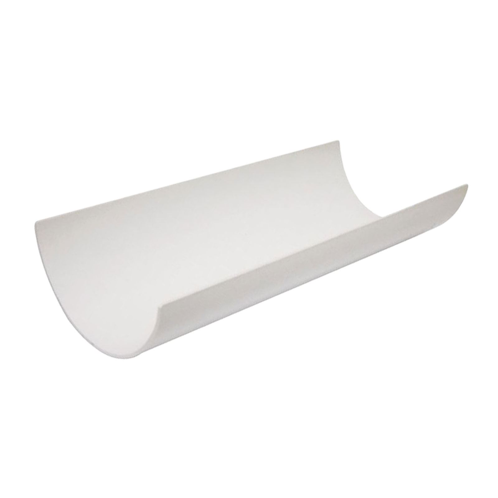 UPVC Half Round Gutter 112mm FloPlast PVC Plastic Guttering Rainwater ...