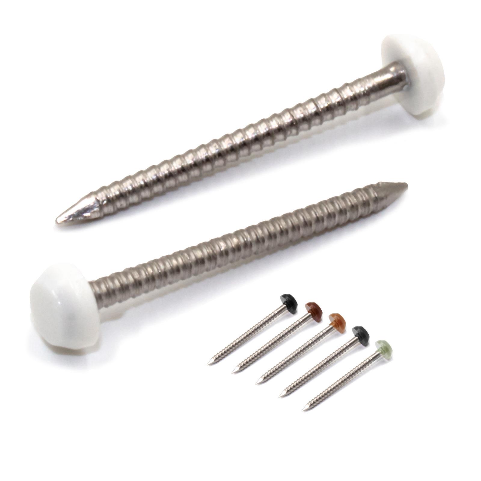 uPVC Polytop Nails Pins Rapierstar StarPin Plastic Head A4 Stainless ...