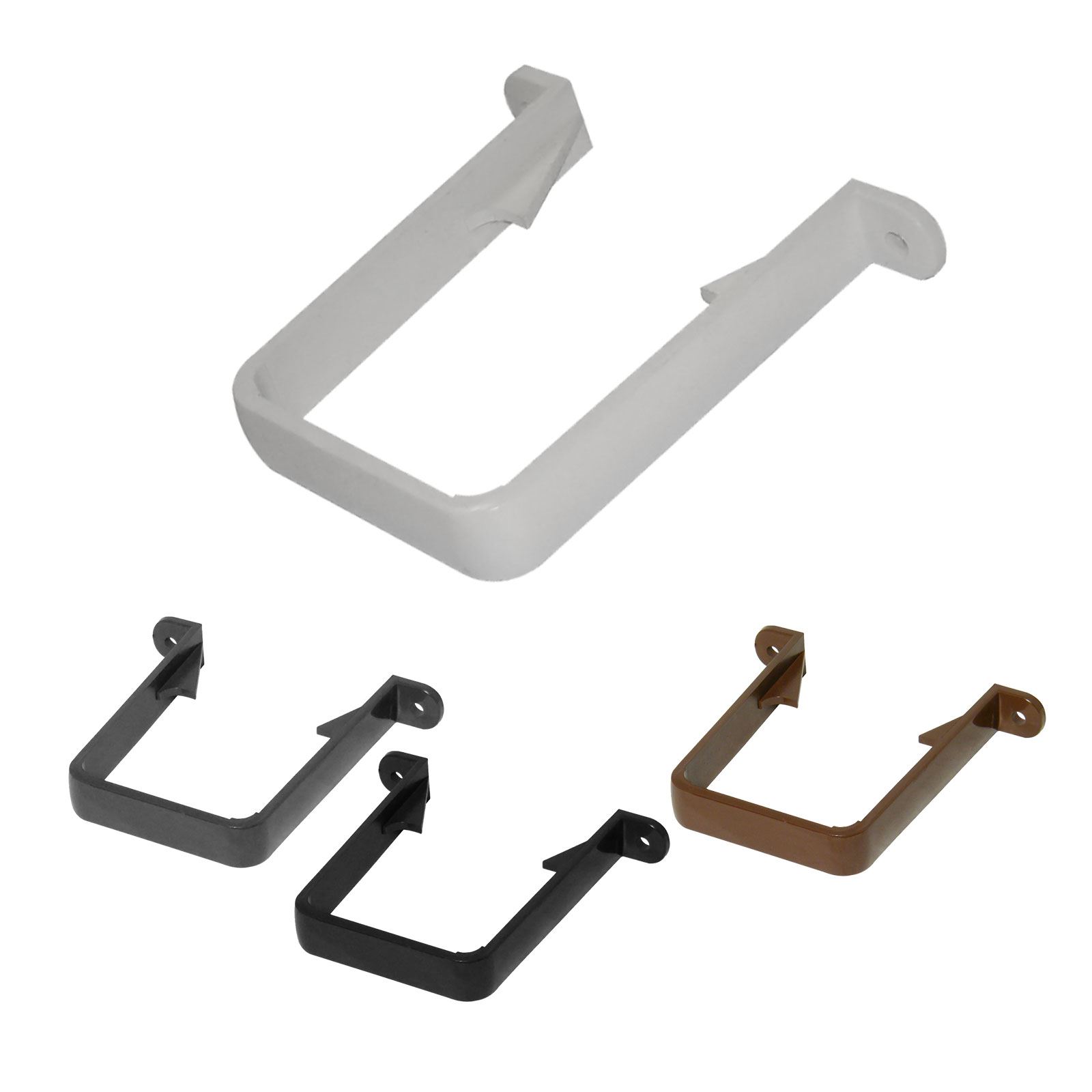 Square UPVC Downpipe Gutter 65mm FloPlast Rainwater PVC Guttering ...