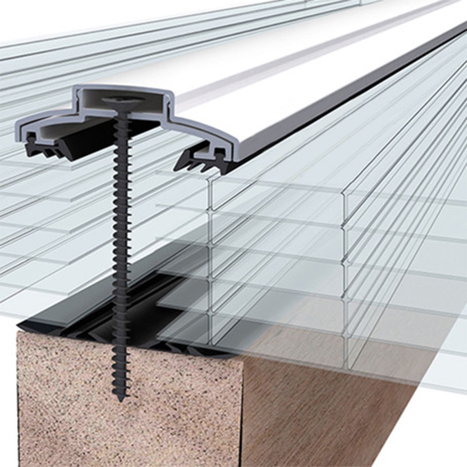 35mm Polycarbonate Roof Sheet Conservatory Carport Canopy Multiwall ...