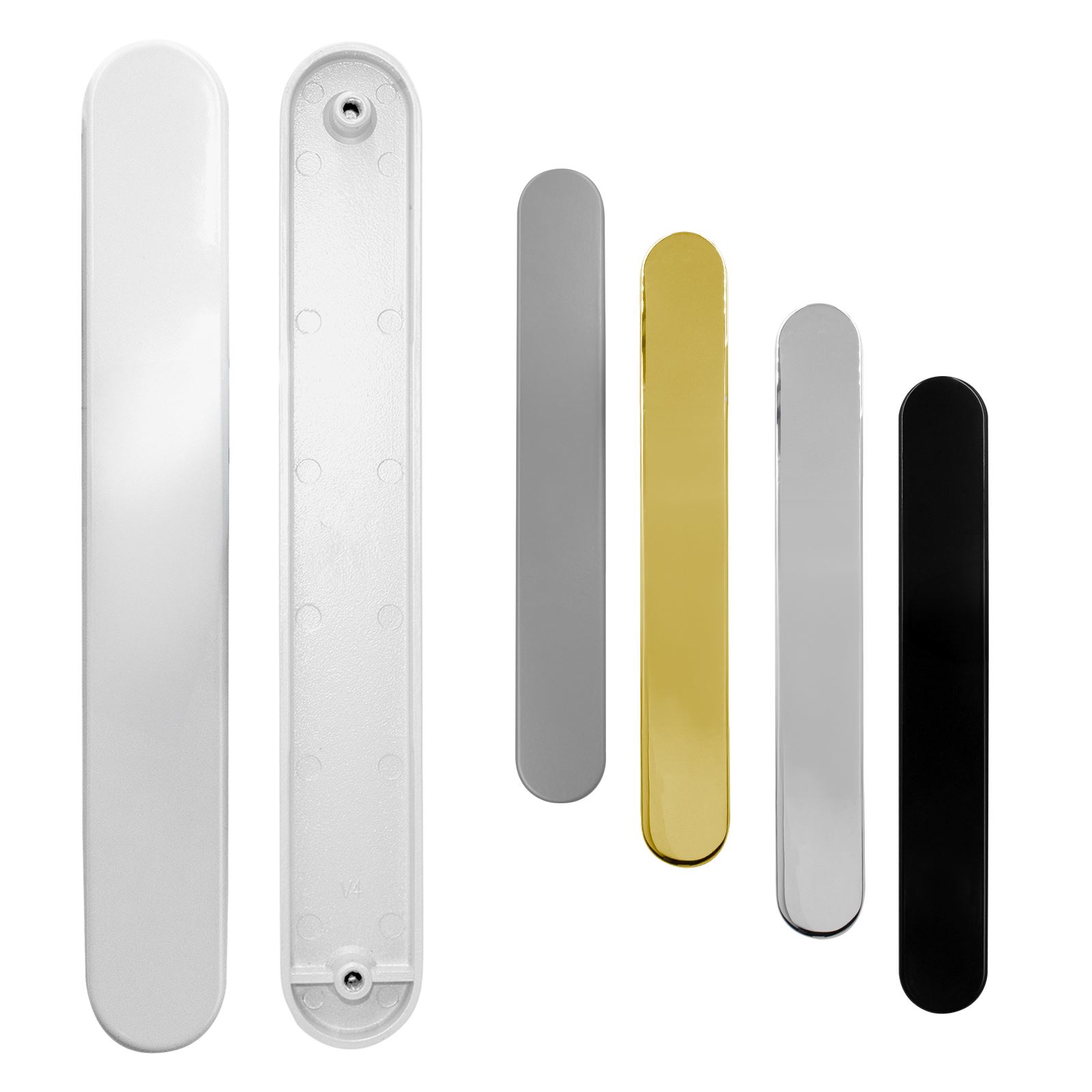 UPVC Door Handle Blank Plate Yale Trojan Blanking Cover PVC Double ...