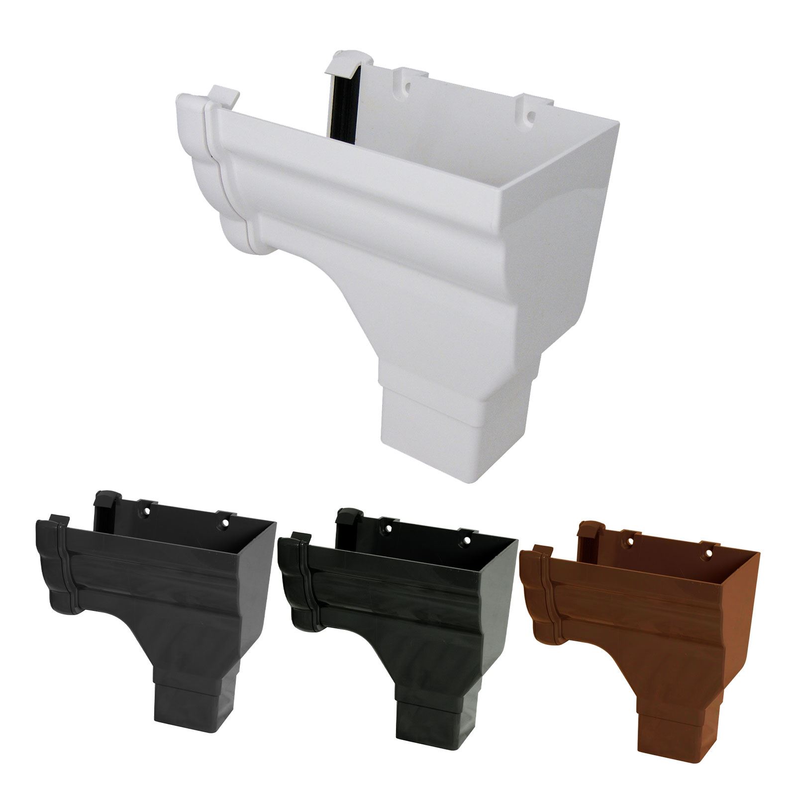 FloPlast UPVC Gutter Rainwater Niagara Ogee PVC Guttering Drainage ...