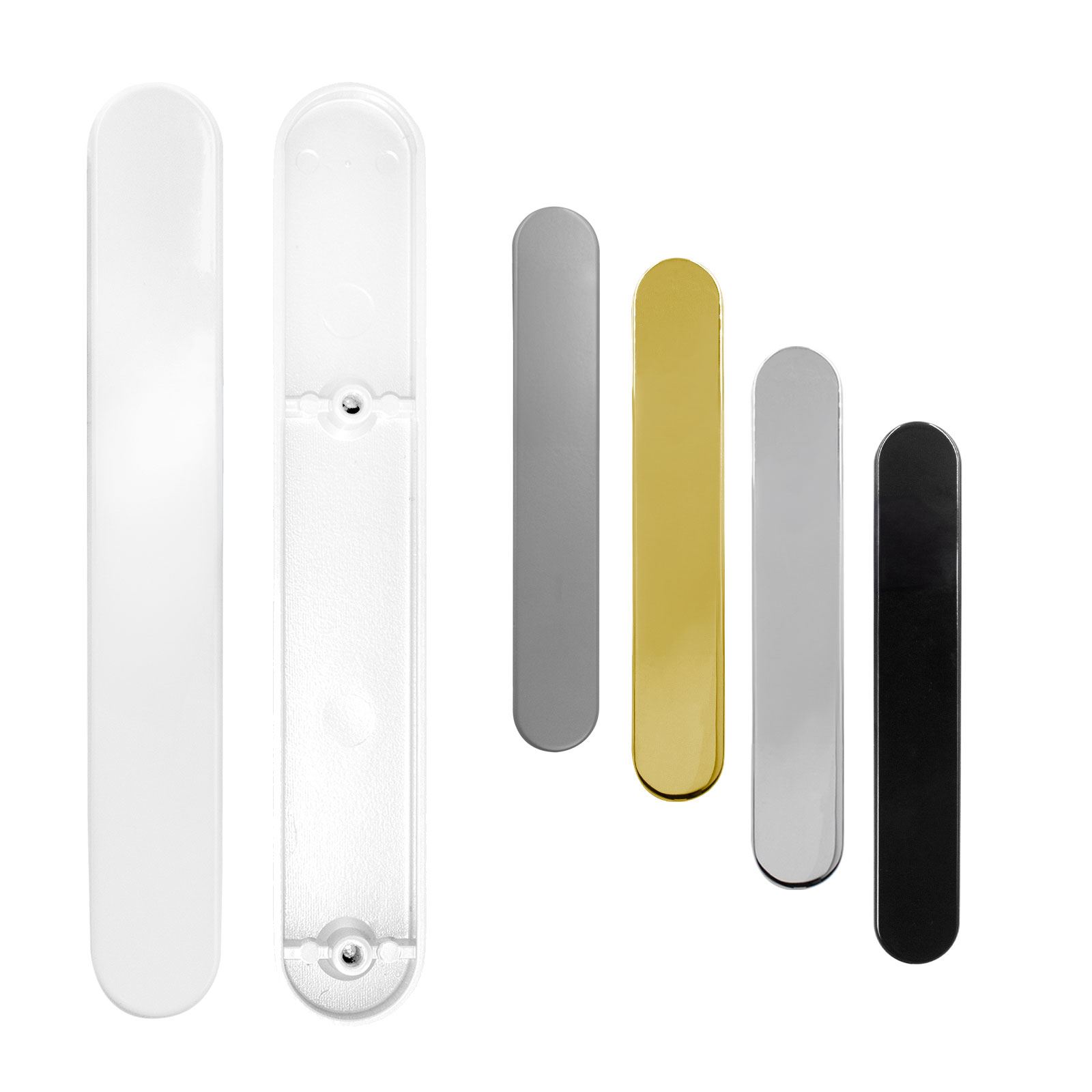 UPVC Door Handle Blank Plate Yale Trojan Blanking Cover PVC Double ...