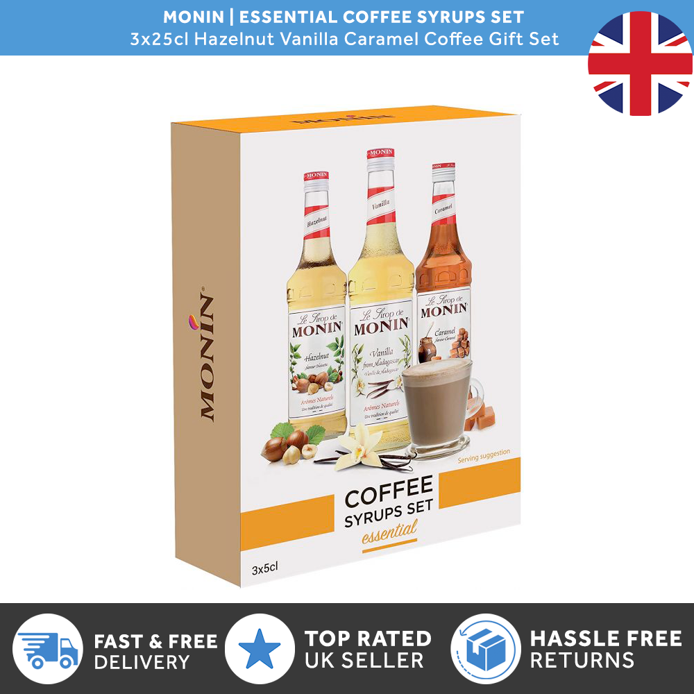 Monin 1L Syrups for Coffee & Cocktails | Used by Costa | Multiple ...