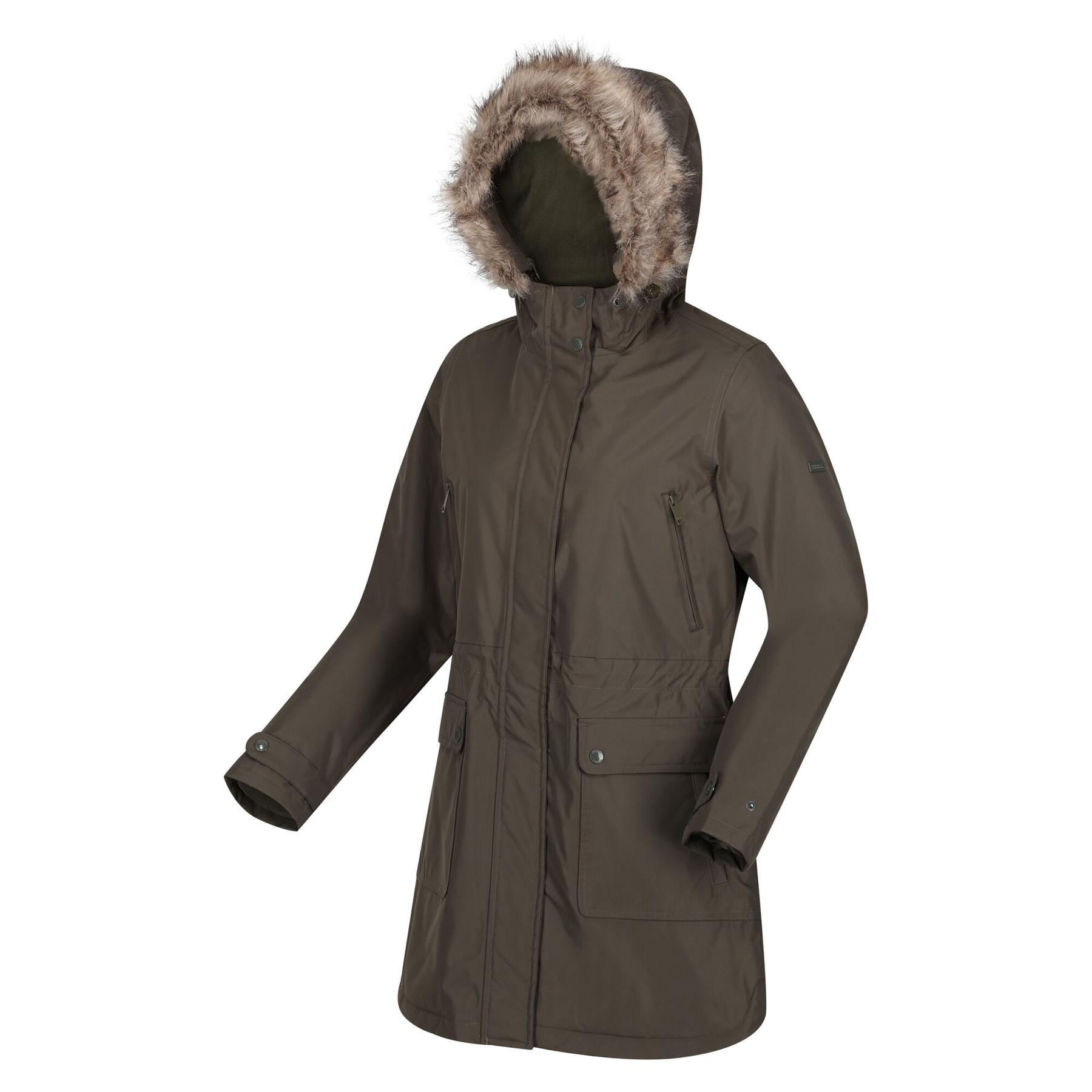 Regatta Womens Sabinka Faux Fur Trim Waterproof Insulated Parka Jacket Coat | eBay UK