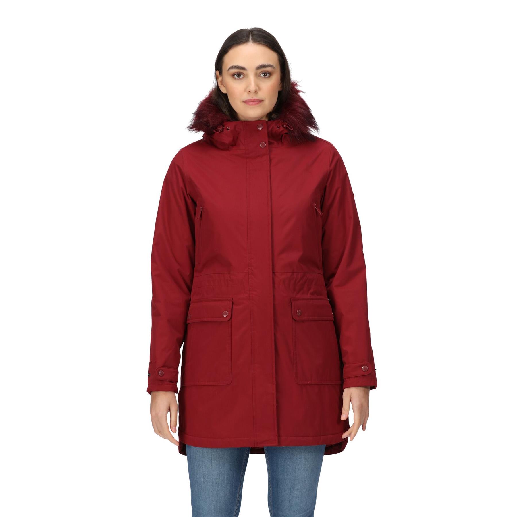Regatta Womens Sabinka Faux Fur Trim Waterproof Insulated Parka Jacket ...