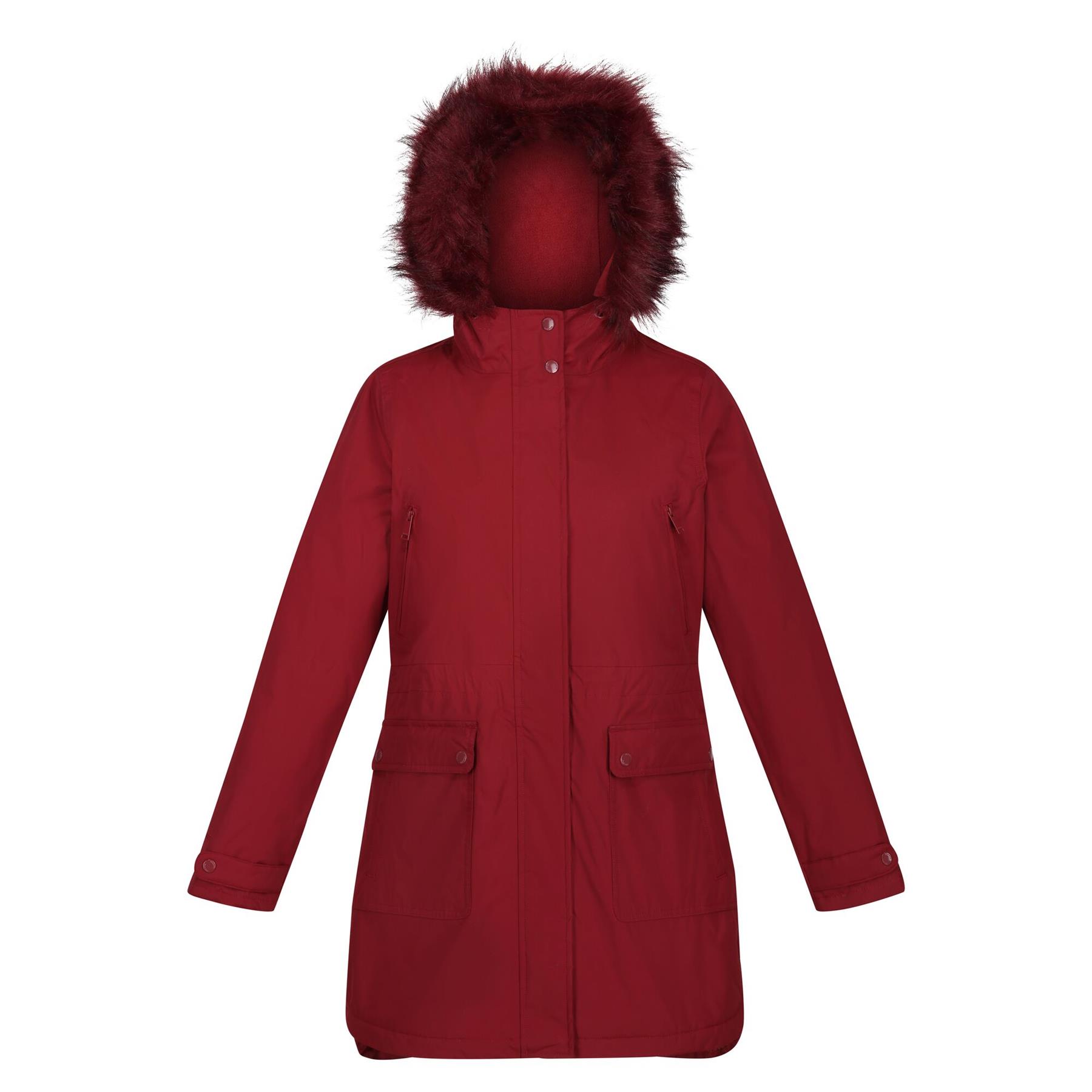 Regatta Womens Sabinka Faux Fur Trim Waterproof Insulated Parka Jacket ...