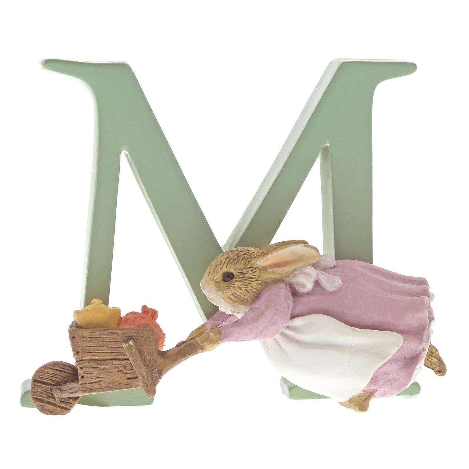 Beatrix Potter Alphabet Letters Peter Rabbit Figurine Ornament Children ...